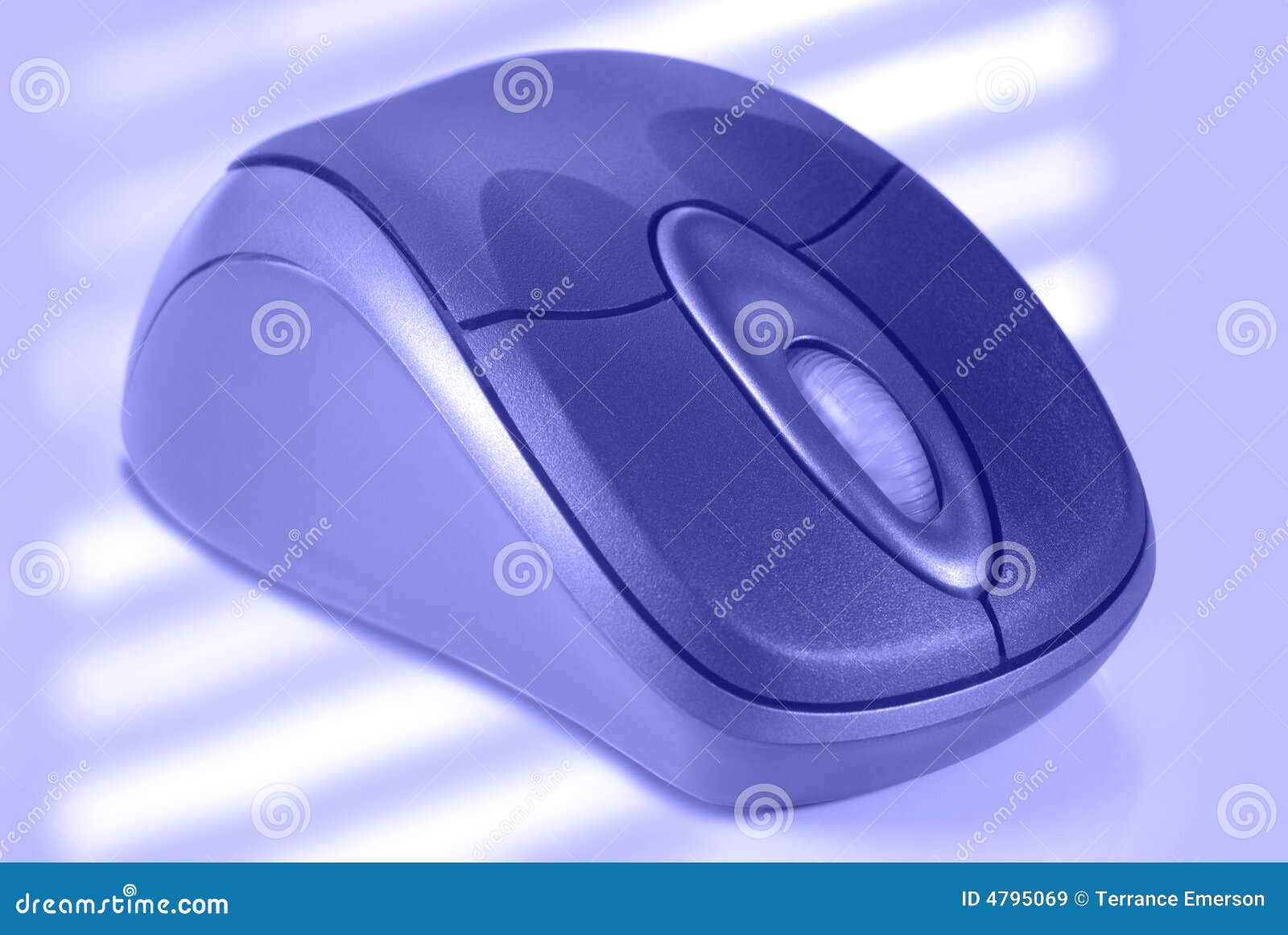Blue Wireless Computer Mouse Stock Image - Image of electrical, mouse ...