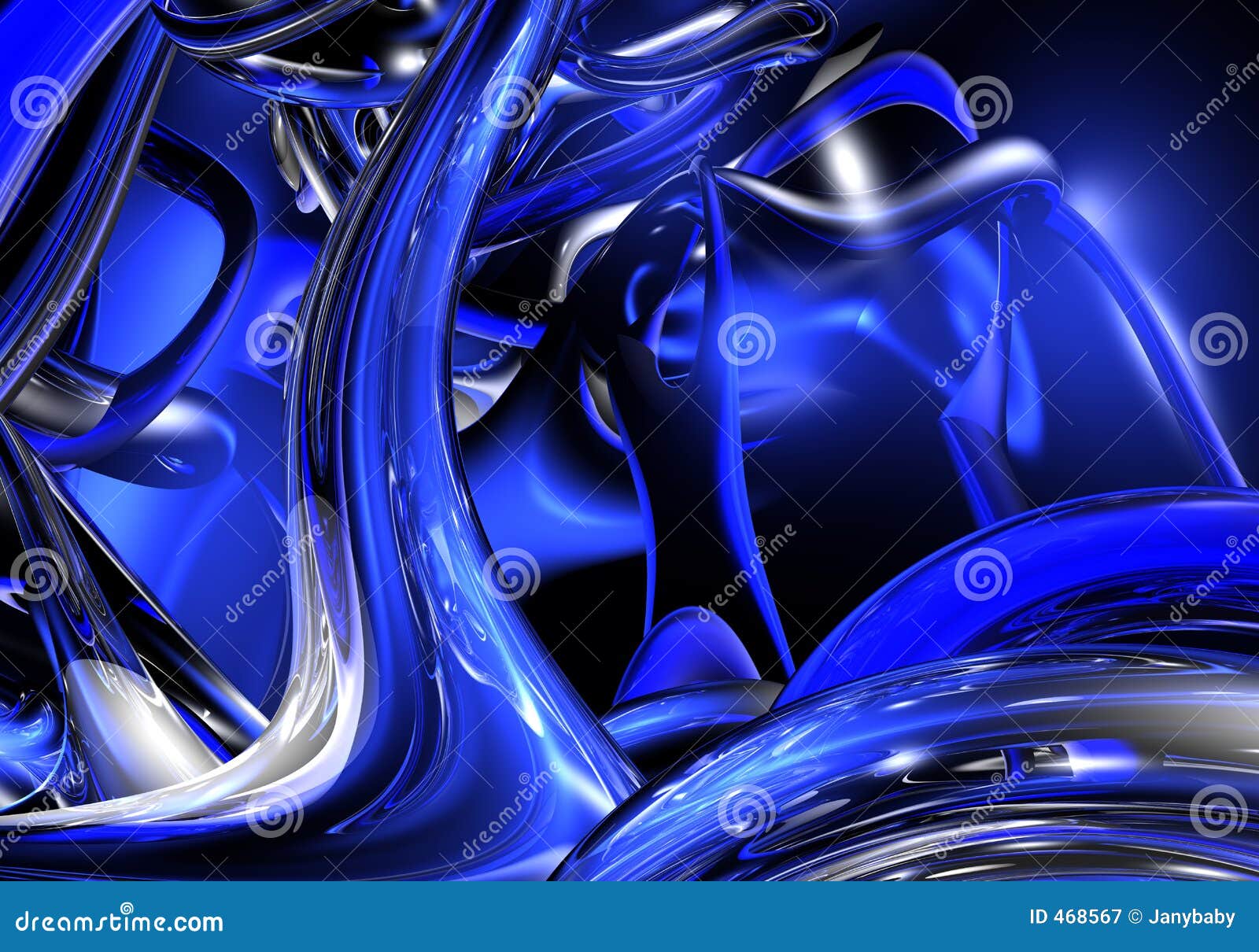 Blue wires 01 stock illustration. Illustration of internet - 468567