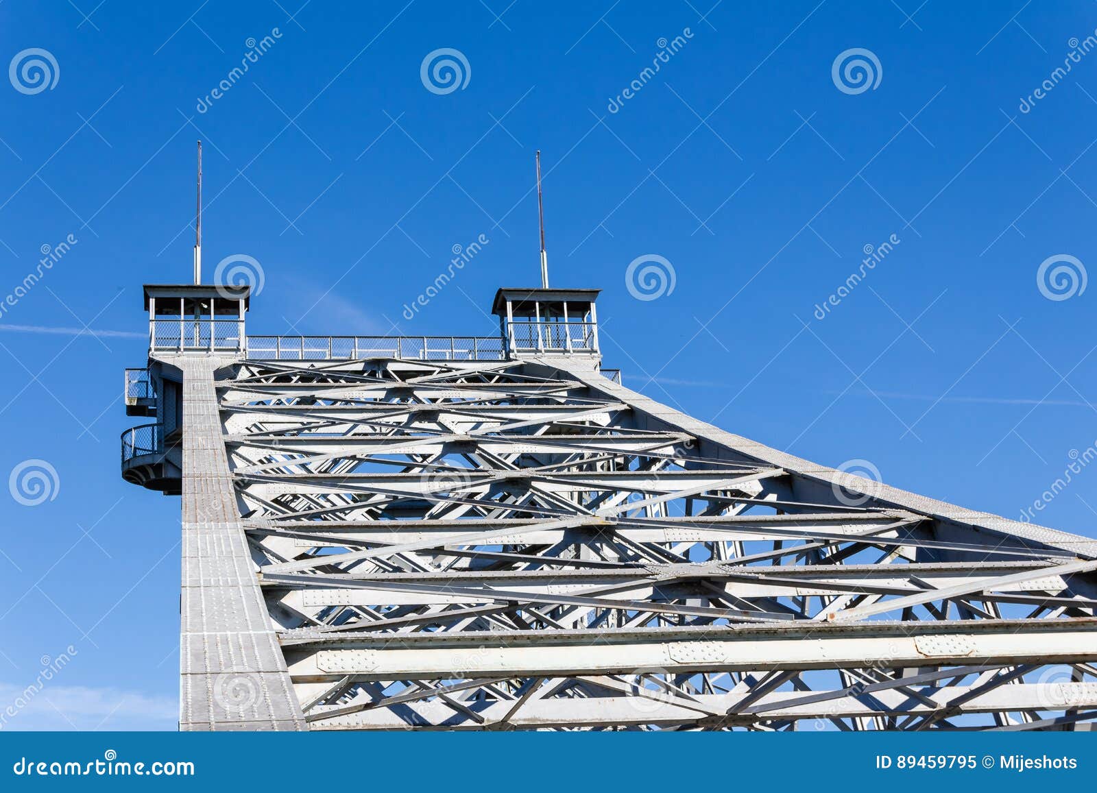 Blue Wonder Bridge stock image. Image of bridge, historic - 89459795