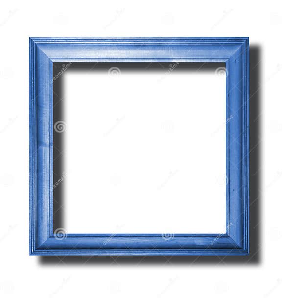 Blue wooden frame stock photo. Image of frame, painter - 1011098