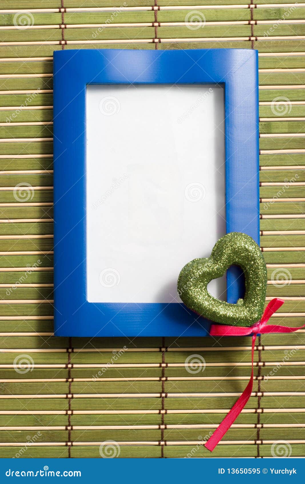 Blue Wooden Frame with Heart Stock Image - Image of love, blue: 13650595