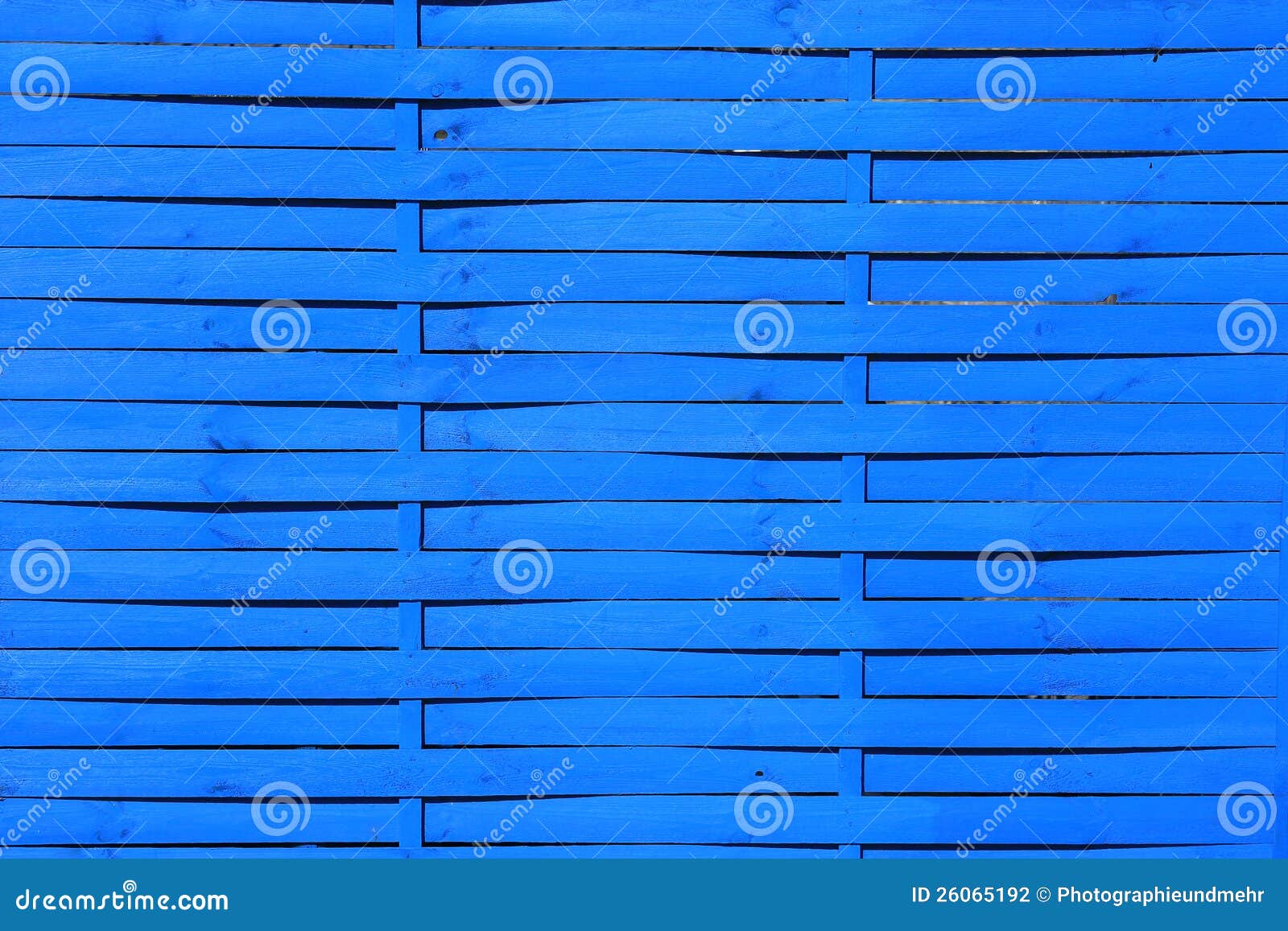 Blue wooden slats stock photo. Image of coloured, fencing - 26065192