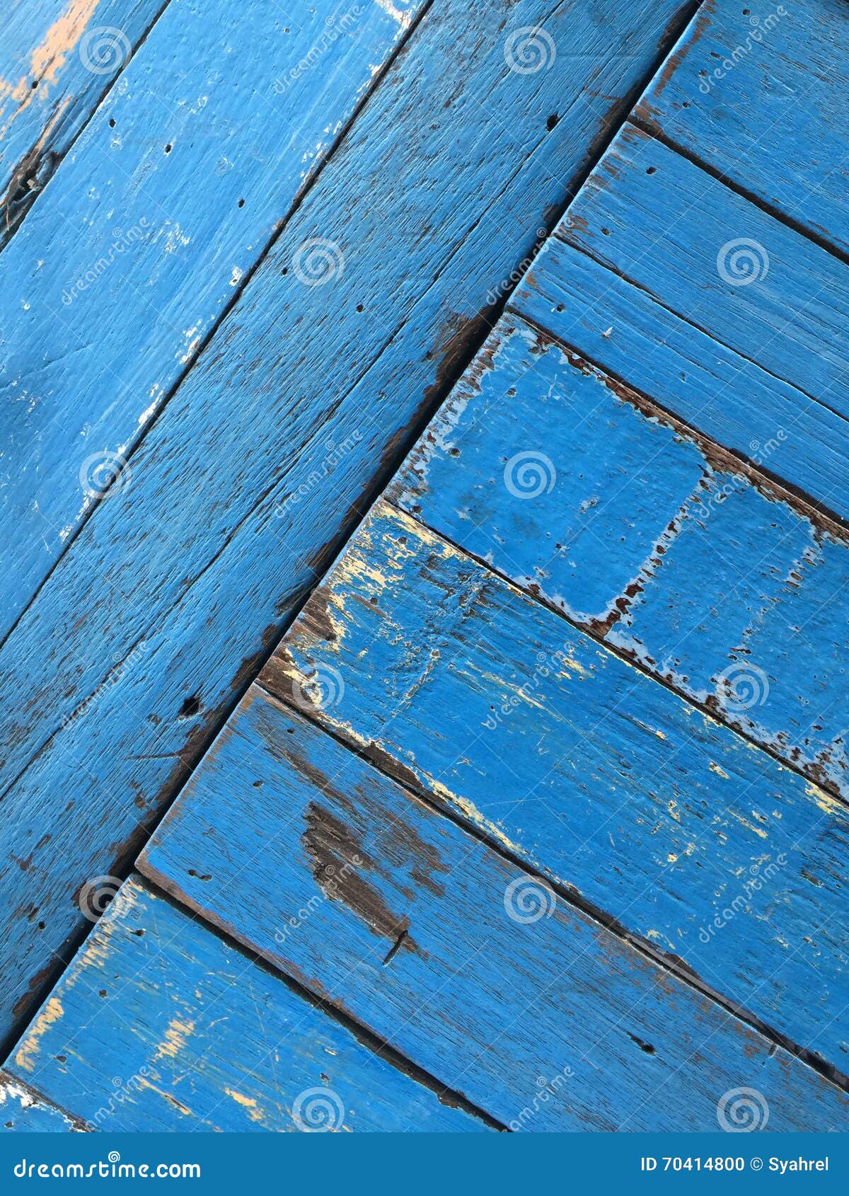 Blue wooden table top stock photo. Image of pattern, wooden - 70414800