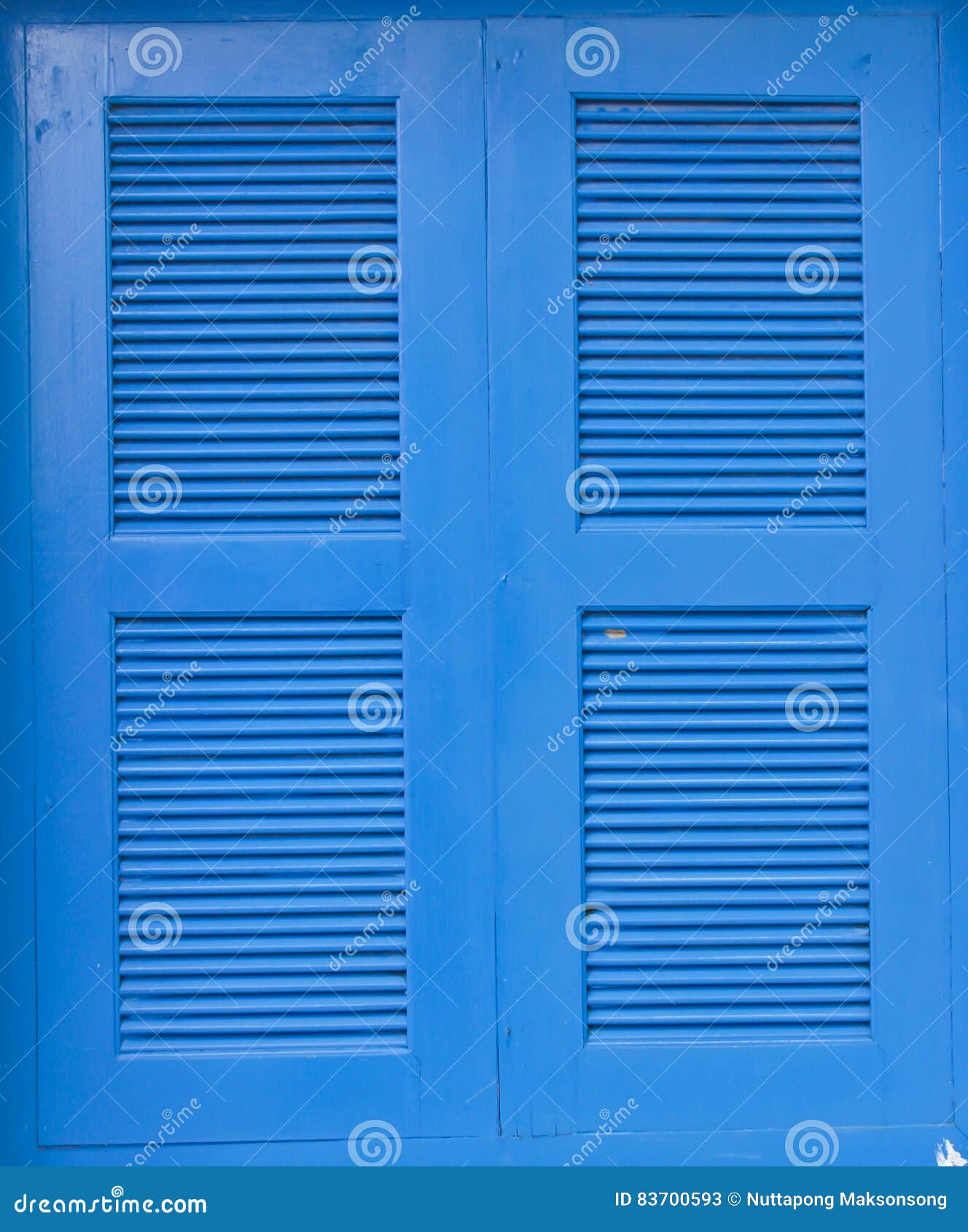 The Blue Wooden Window Frames Stock Image - Image of white, texture ...