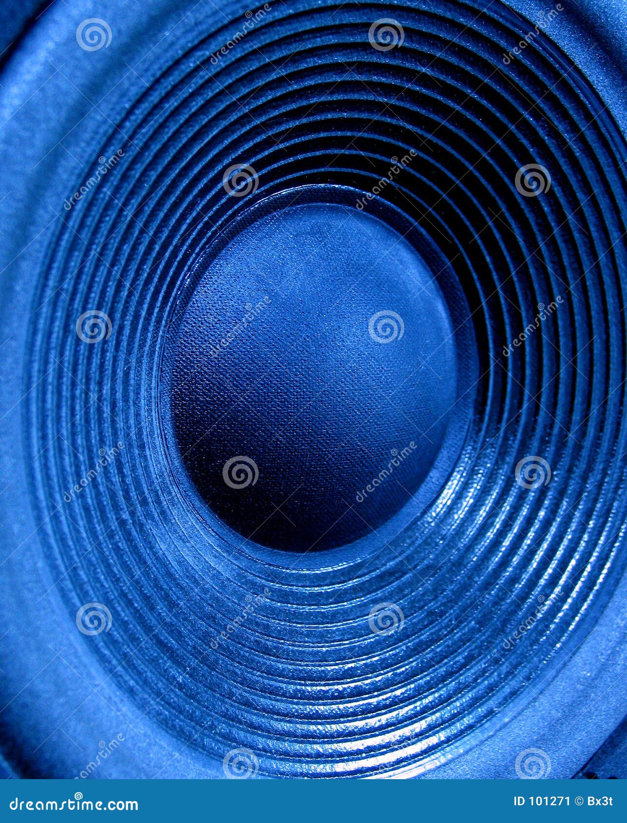 Blue Woofer stock image. Image of audio, music, technology - 101271