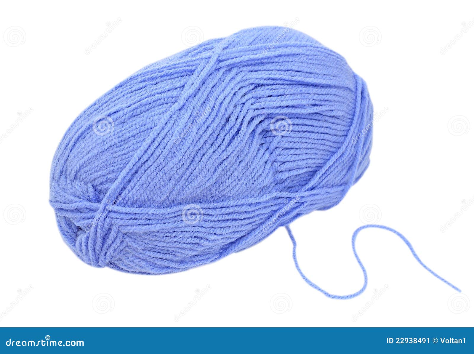 Blue wool knitting stock image. Image of hobby, fashion - 22938491