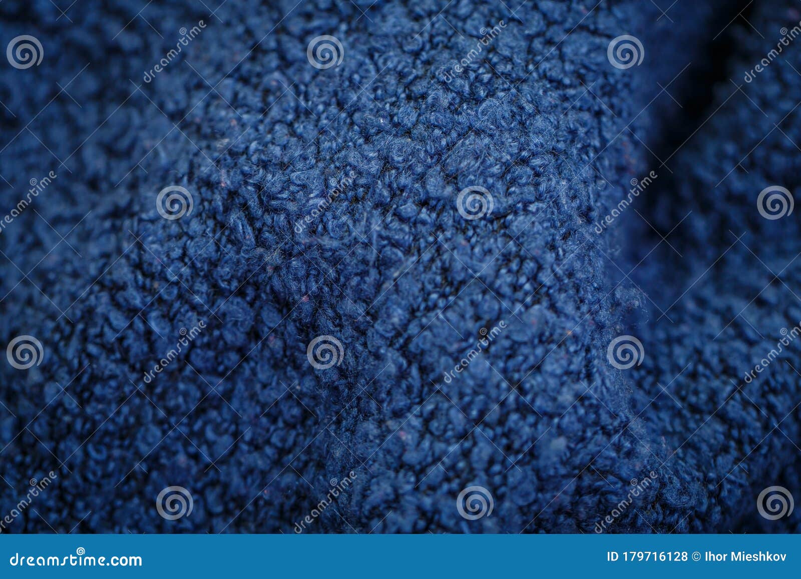 Blue Wool Texture for Warm Clothes Stock Photo - Image of jersey, blue ...