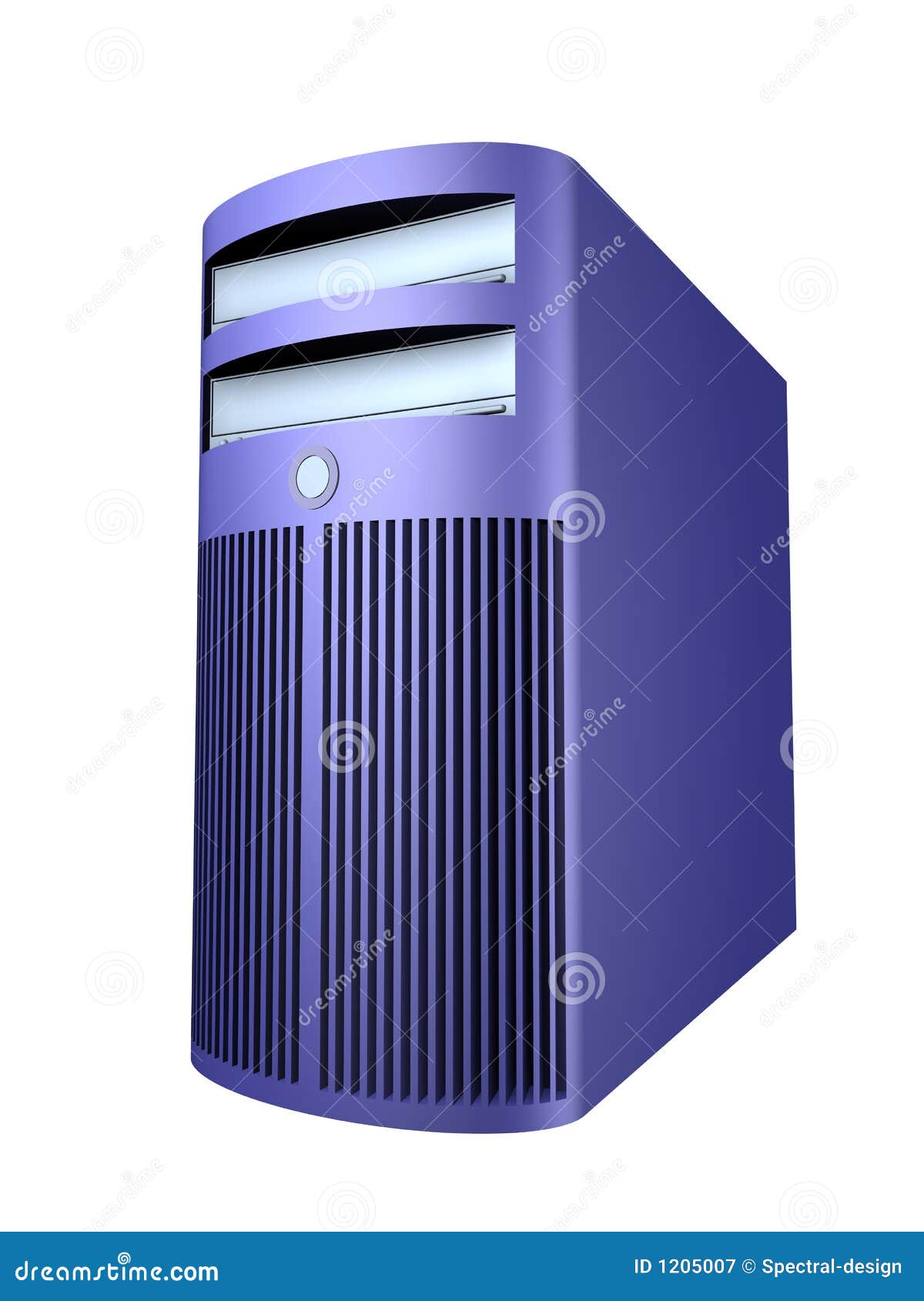 Blue Workstation stock illustration. Illustration of power - 1205007