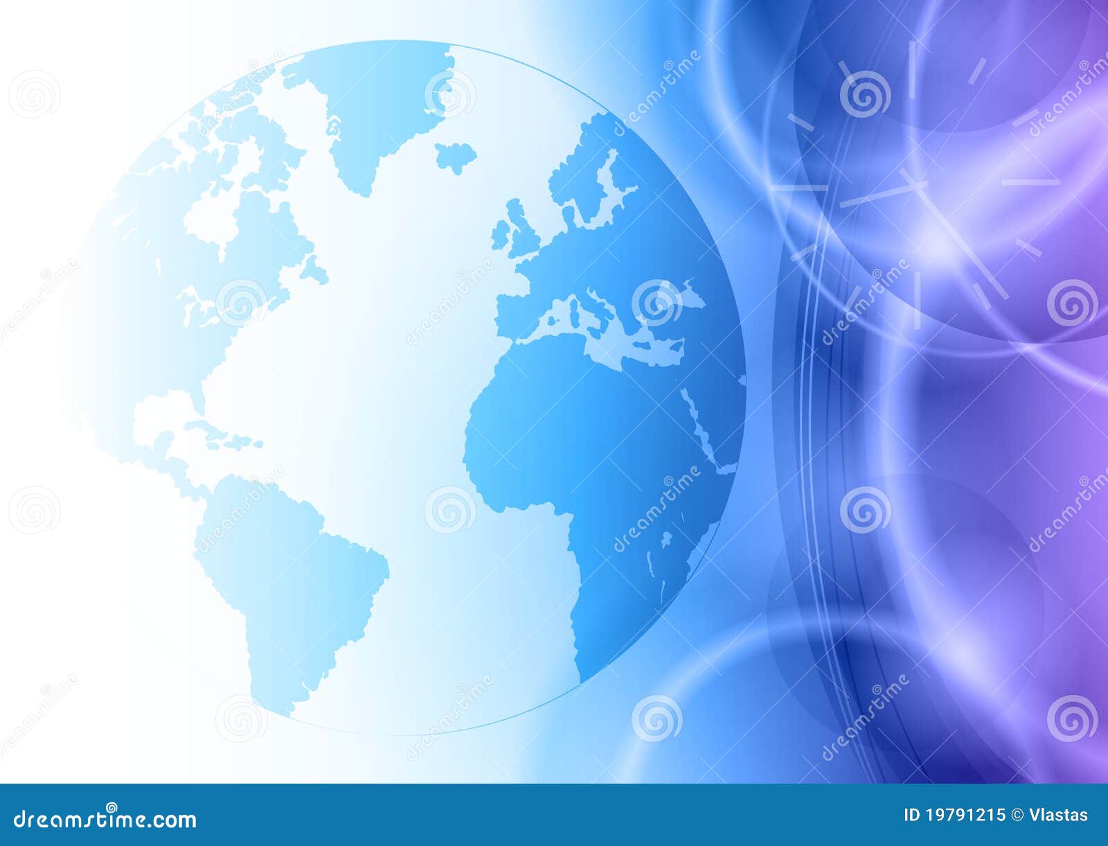 Blue world stock vector. Illustration of business, space - 19791215