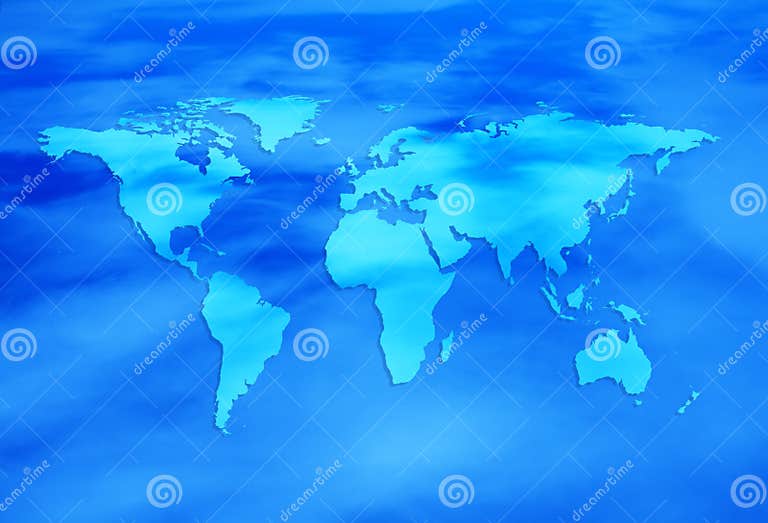 Blue world stock illustration. Illustration of motion, national - 716479