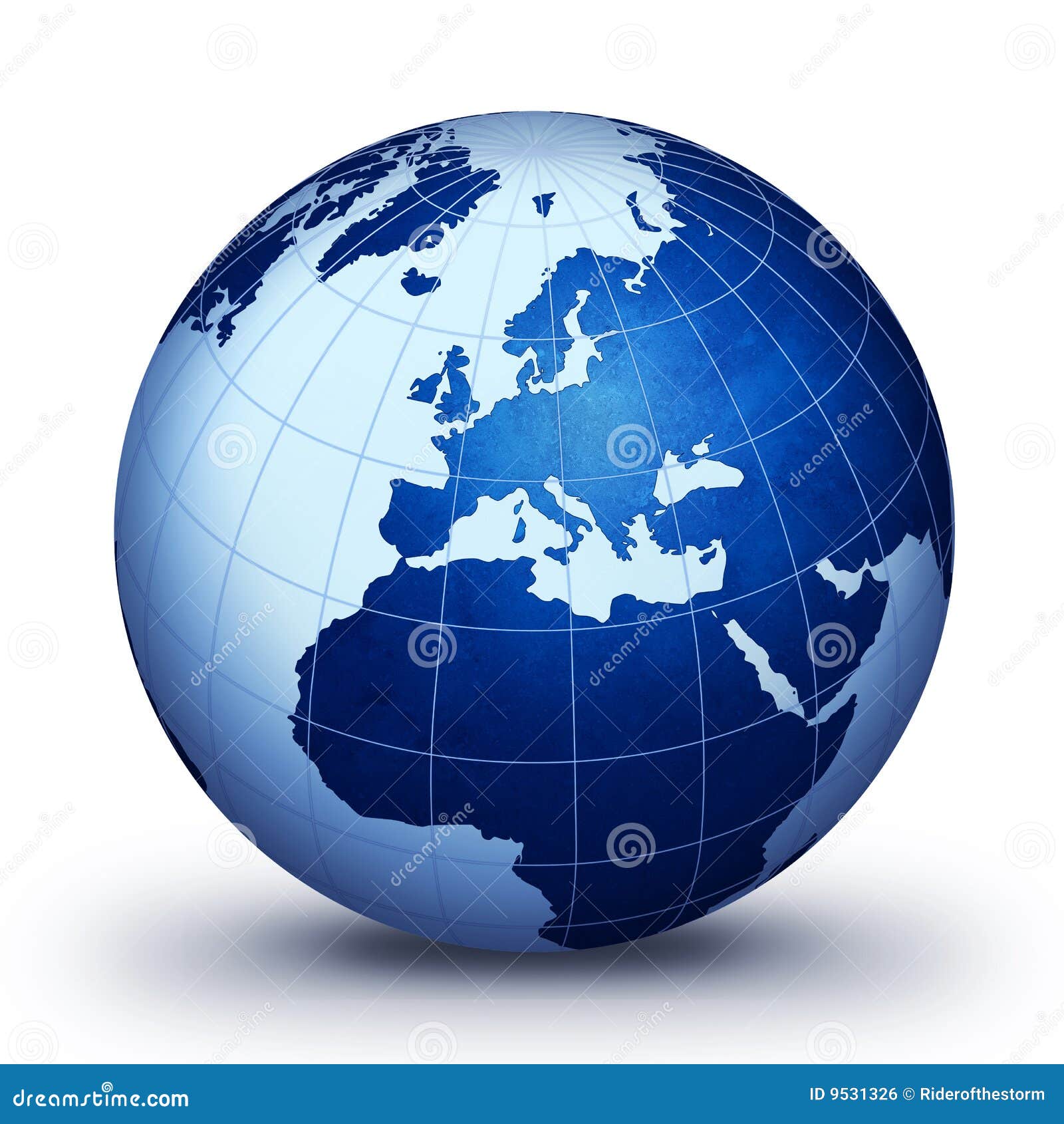 Blue world stock illustration. Illustration of concept - 9531326