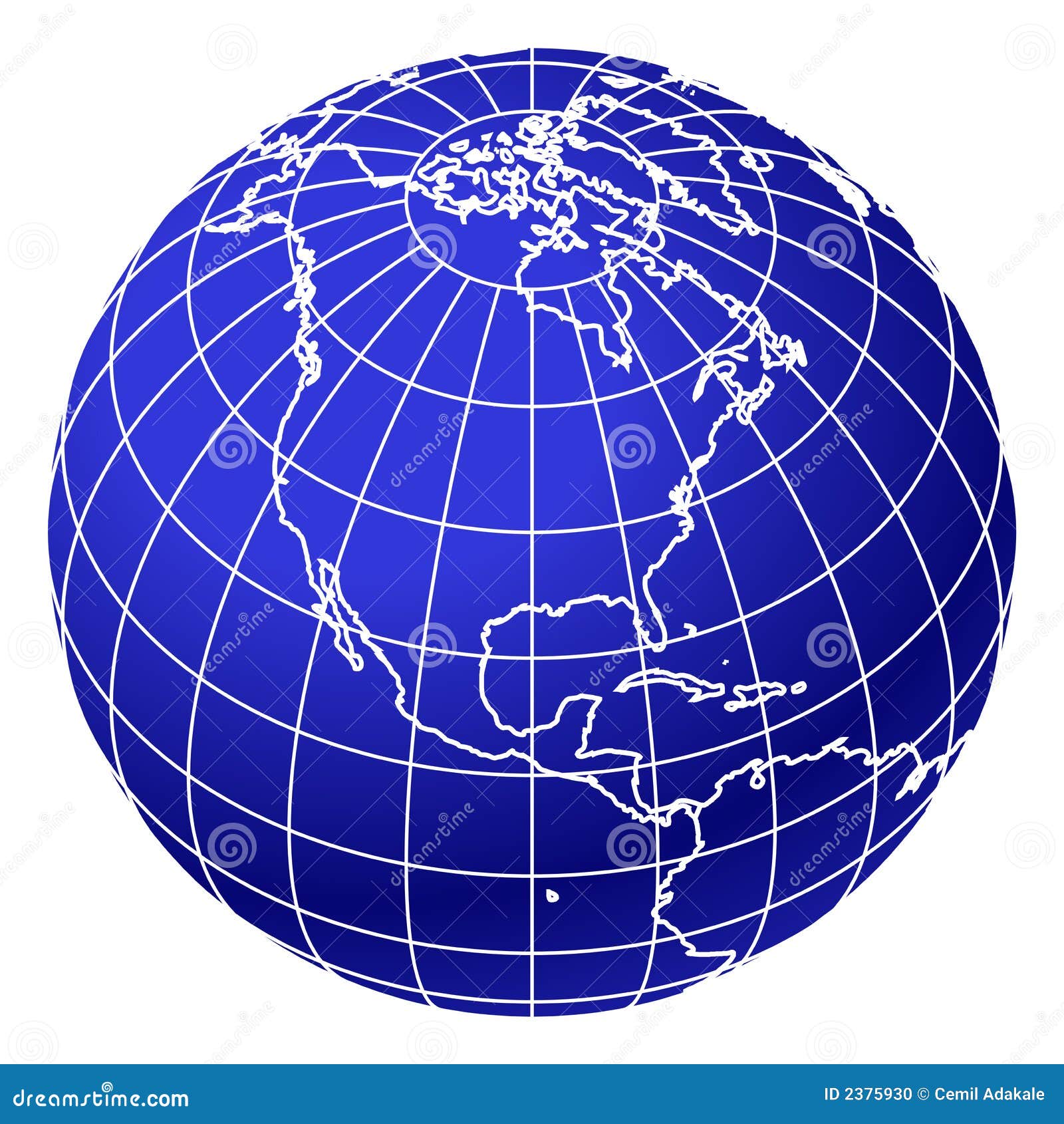 Blue world globe 2 stock vector. Illustration of figures - 2375930