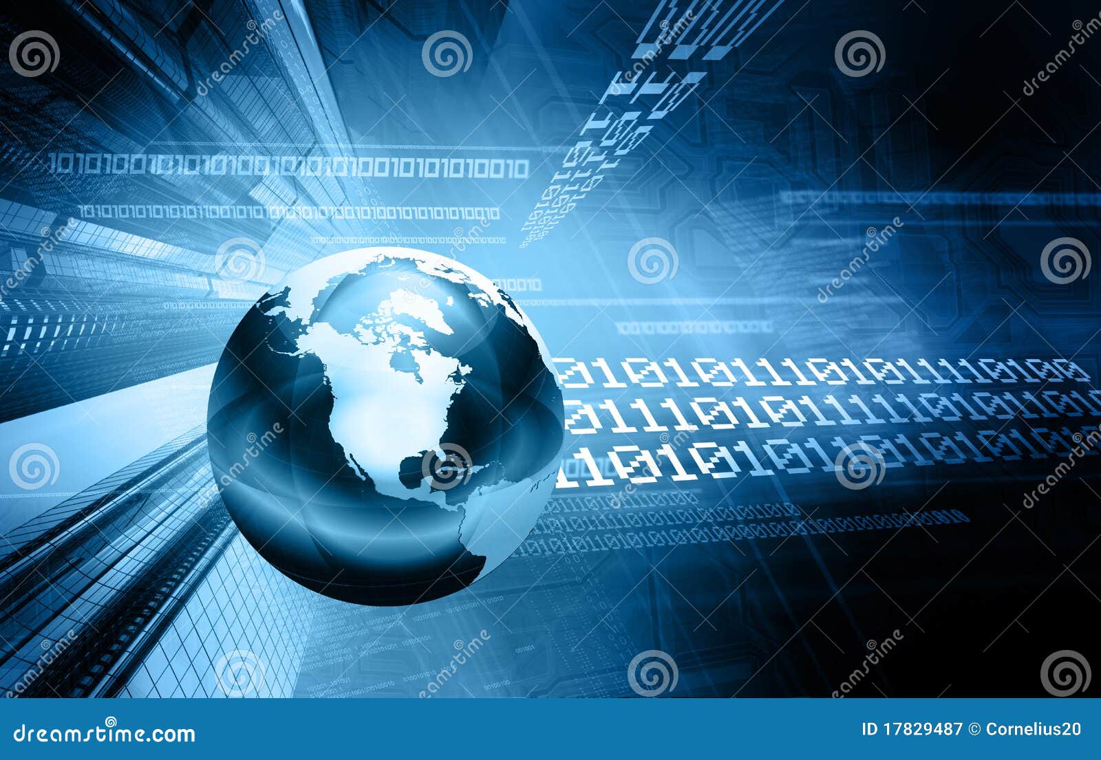 Blue world map stock illustration. Illustration of america - 17829487