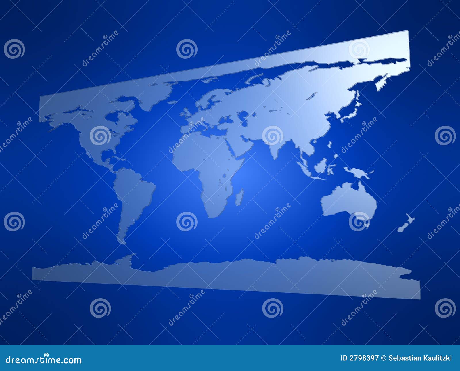Blue world map stock illustration. Illustration of worldmap - 2798397