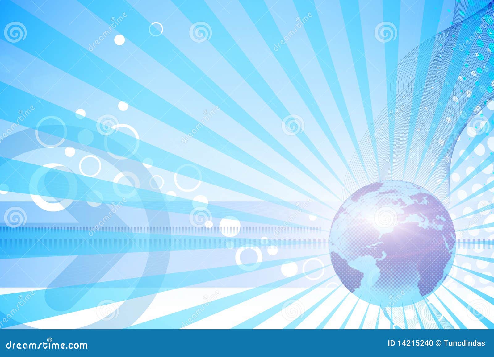 Blue World Map With Countries Vector Illustration | CartoonDealer.com ...