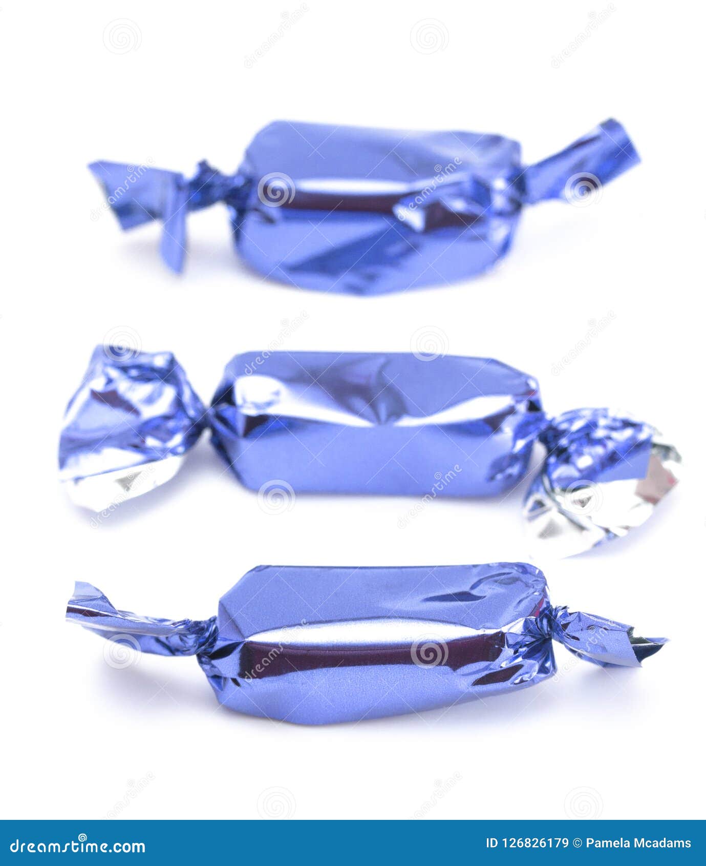 Blue Wrapped Candy stock image. Image of blueberry, alone - 126826179