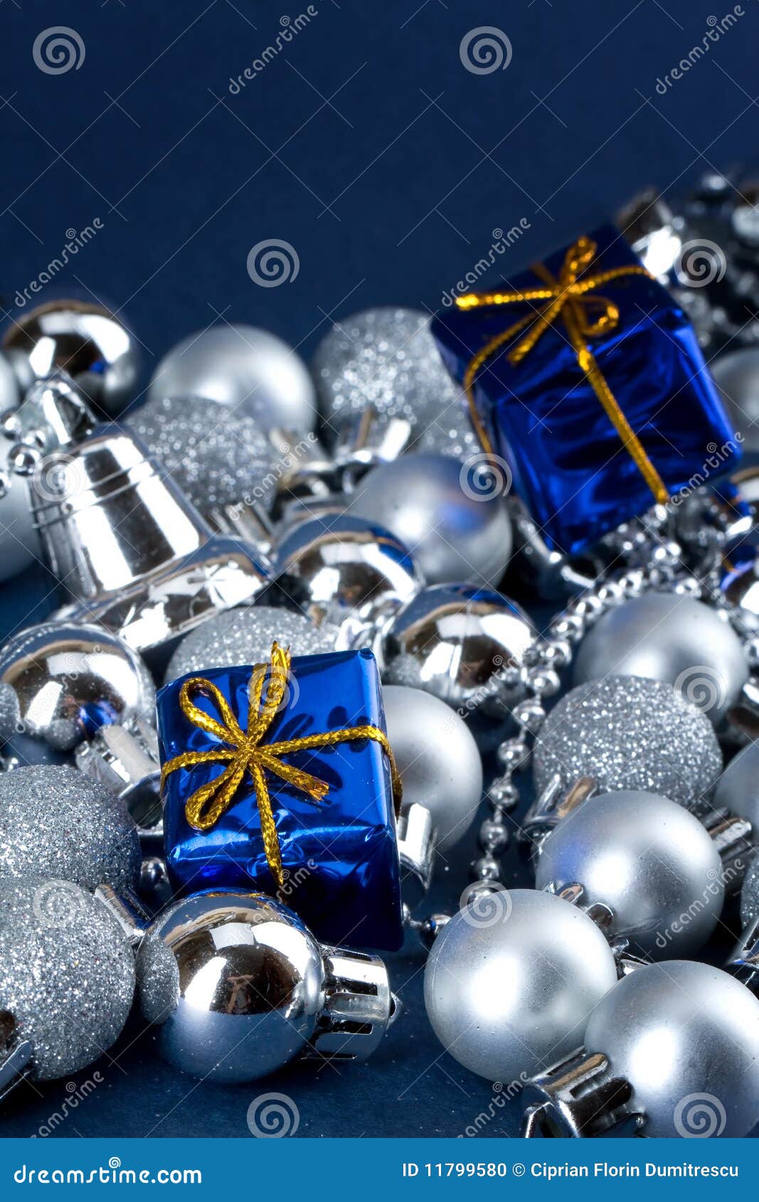 Blue xmas gifts stock photo. Image of festive, colorful - 11799580