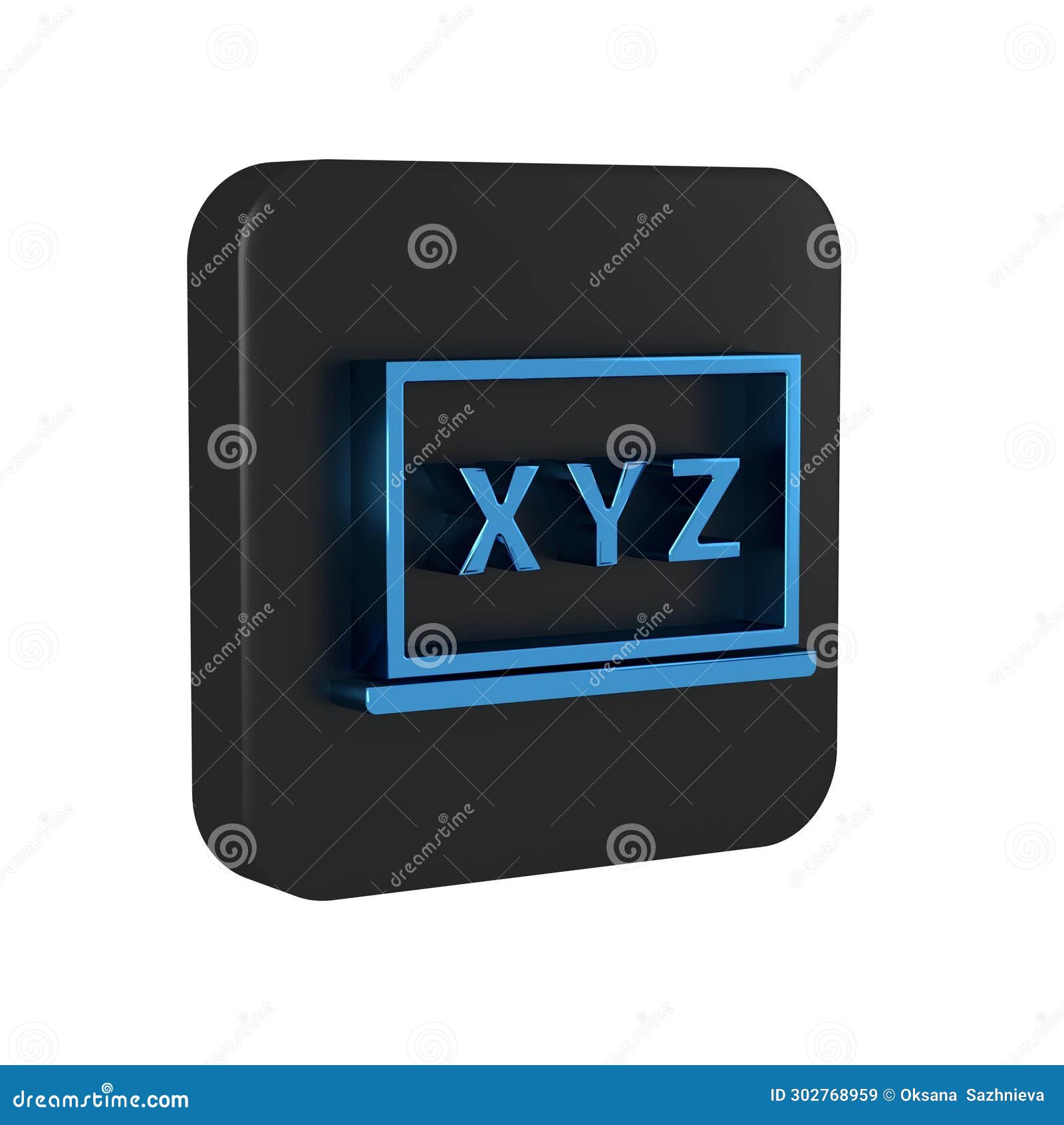 Xyz Axis For Graph Icon Vector Illustration | CartoonDealer.com #185337804