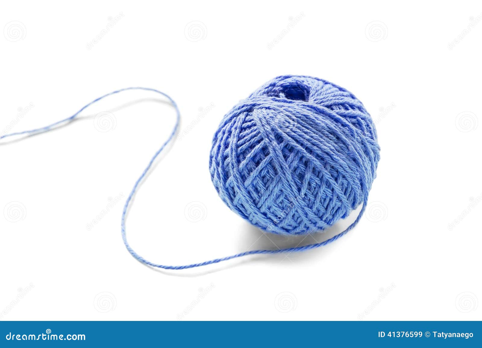 Blue yarn stock image. Image of soft, handknit, crochet - 41376599