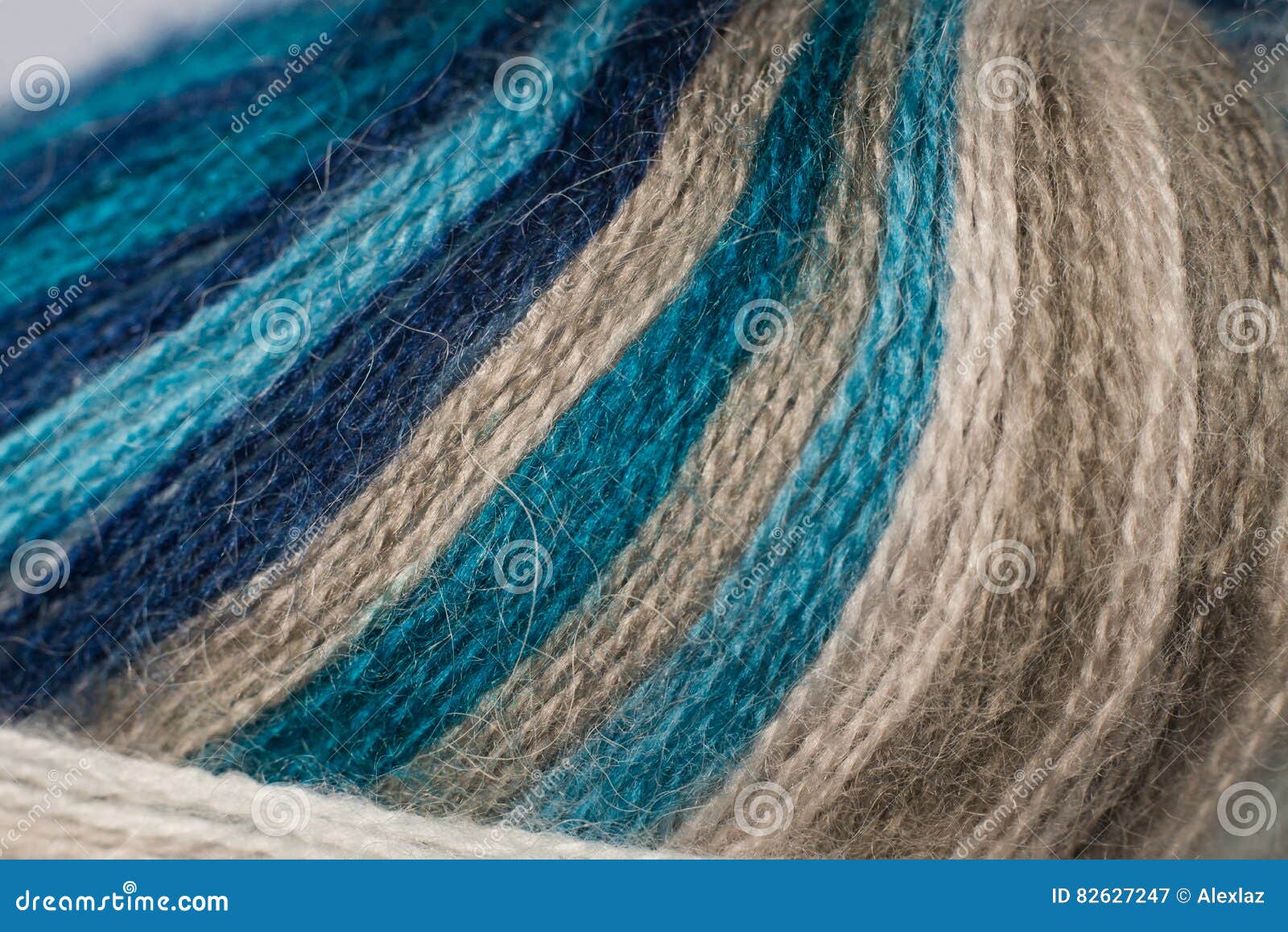 Blue yarn stock image. Image of skein, work, knitting - 82627247