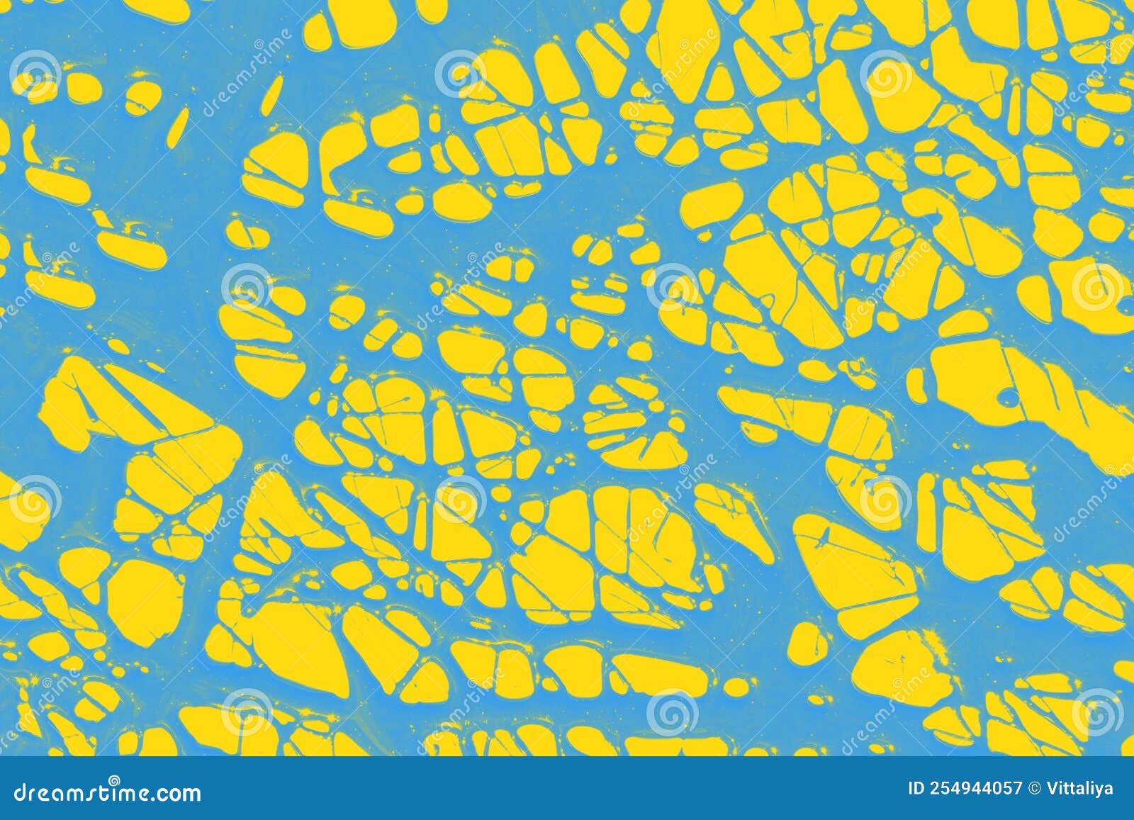 Blue Yellow Abstract Background Stock Illustration - Illustration of ...