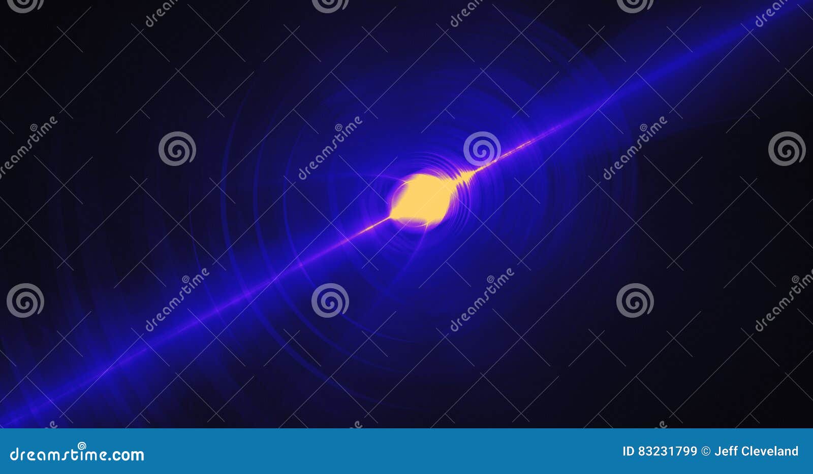 Blue and Yellow Abstract Lines Curves Particles Background Stock Image ...