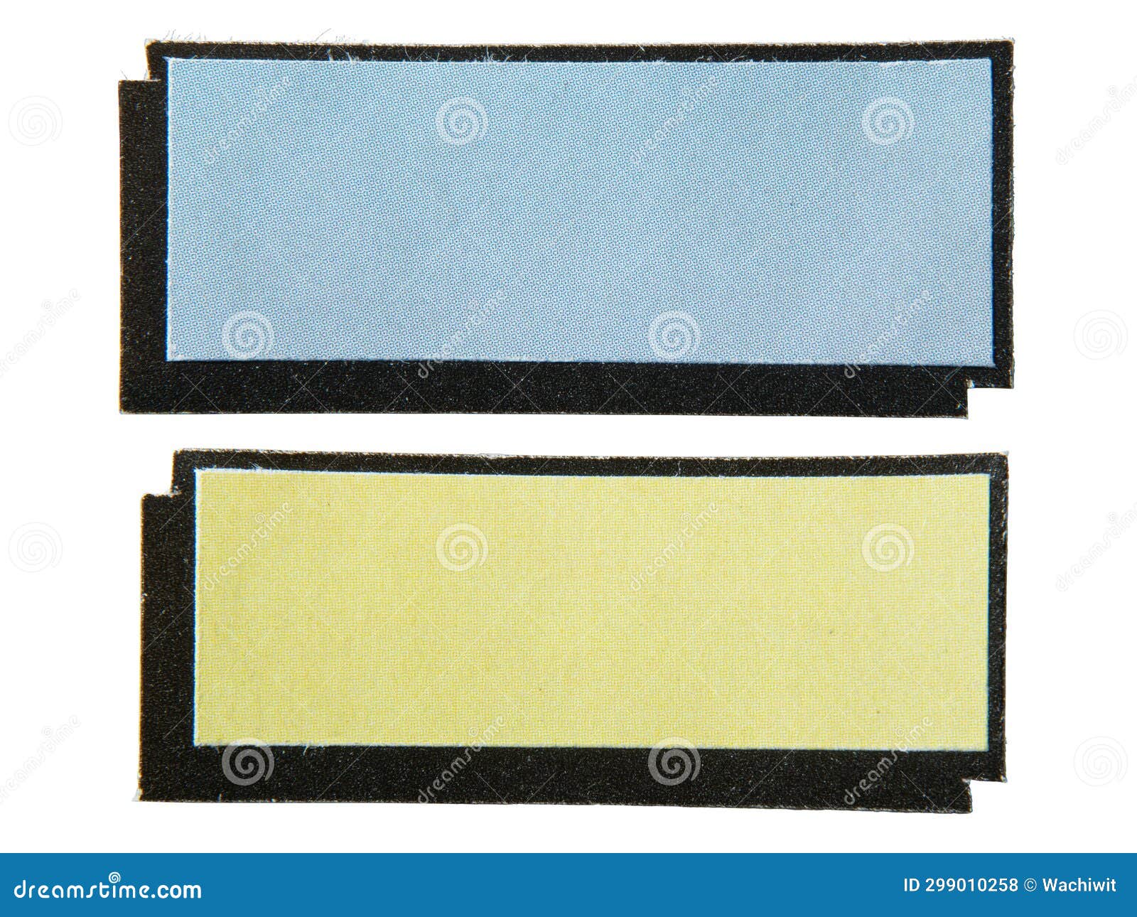 Blue and Yellow Comic Book Style Text Box with Halftone Effect Stock ...