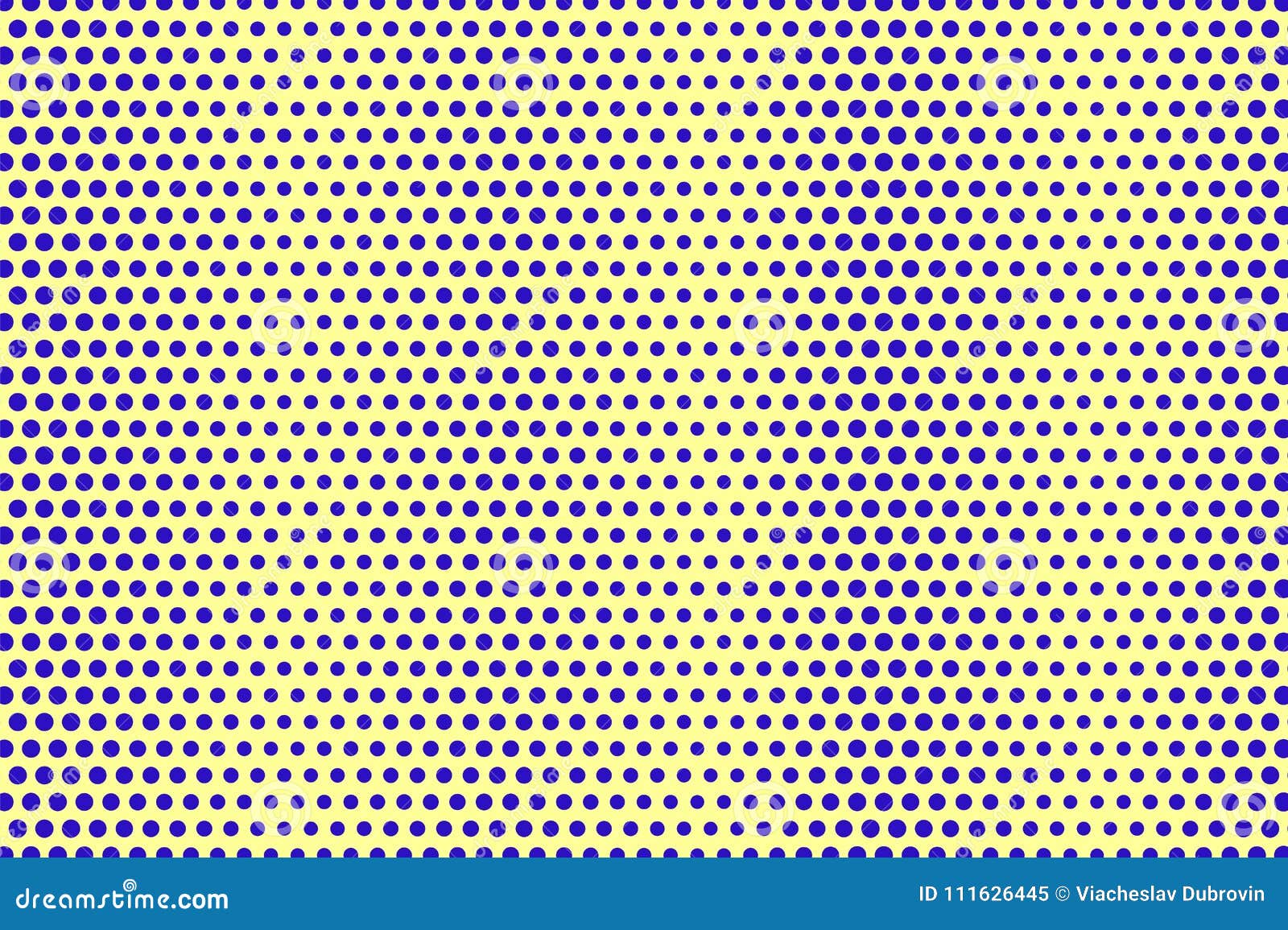 Blue Yellow Dotted Halftone. Diagonal Oversized Dotted Gradient Stock ...