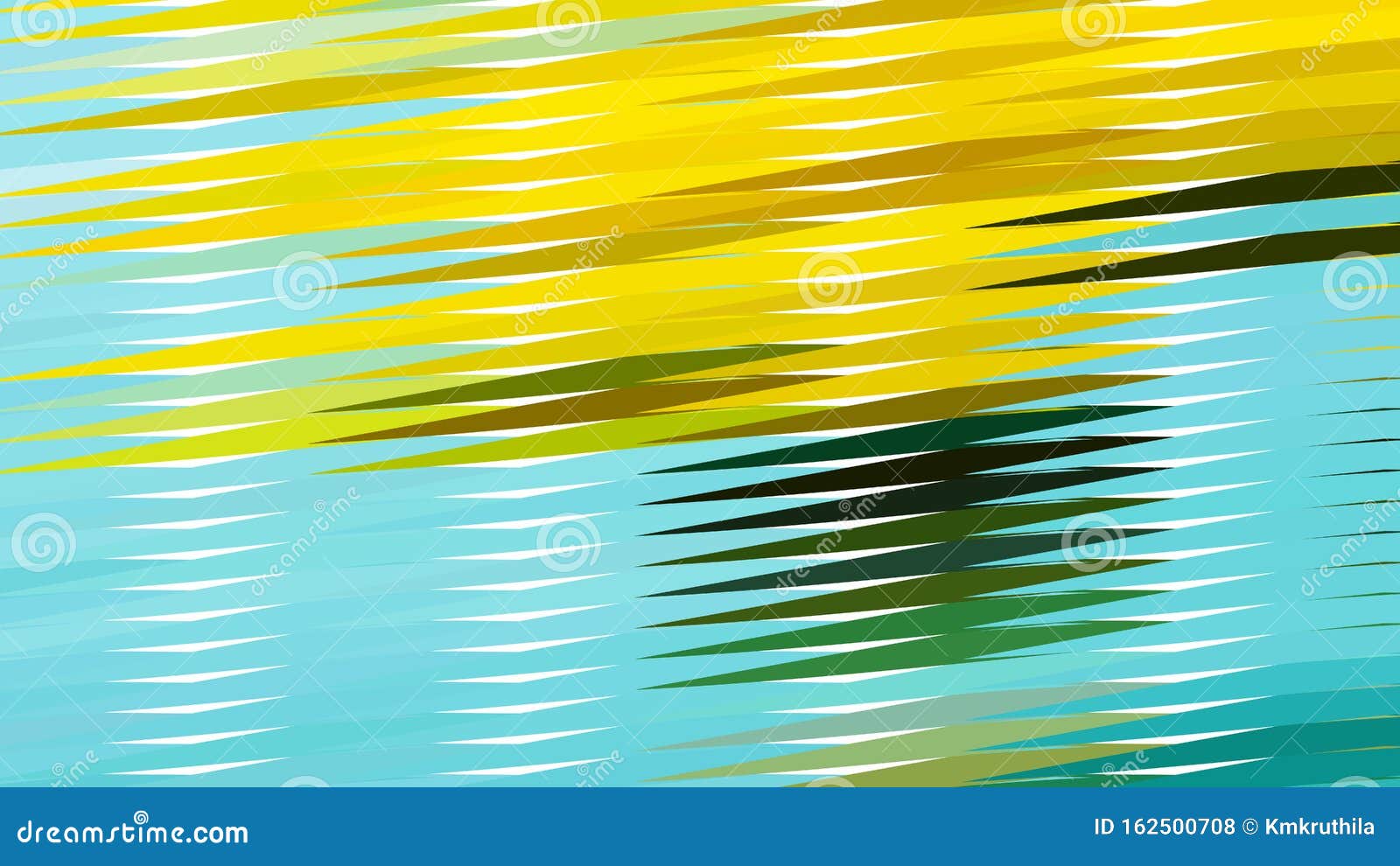 Blue and Yellow Horizontal Lines and Stripes Background Stock Vector ...