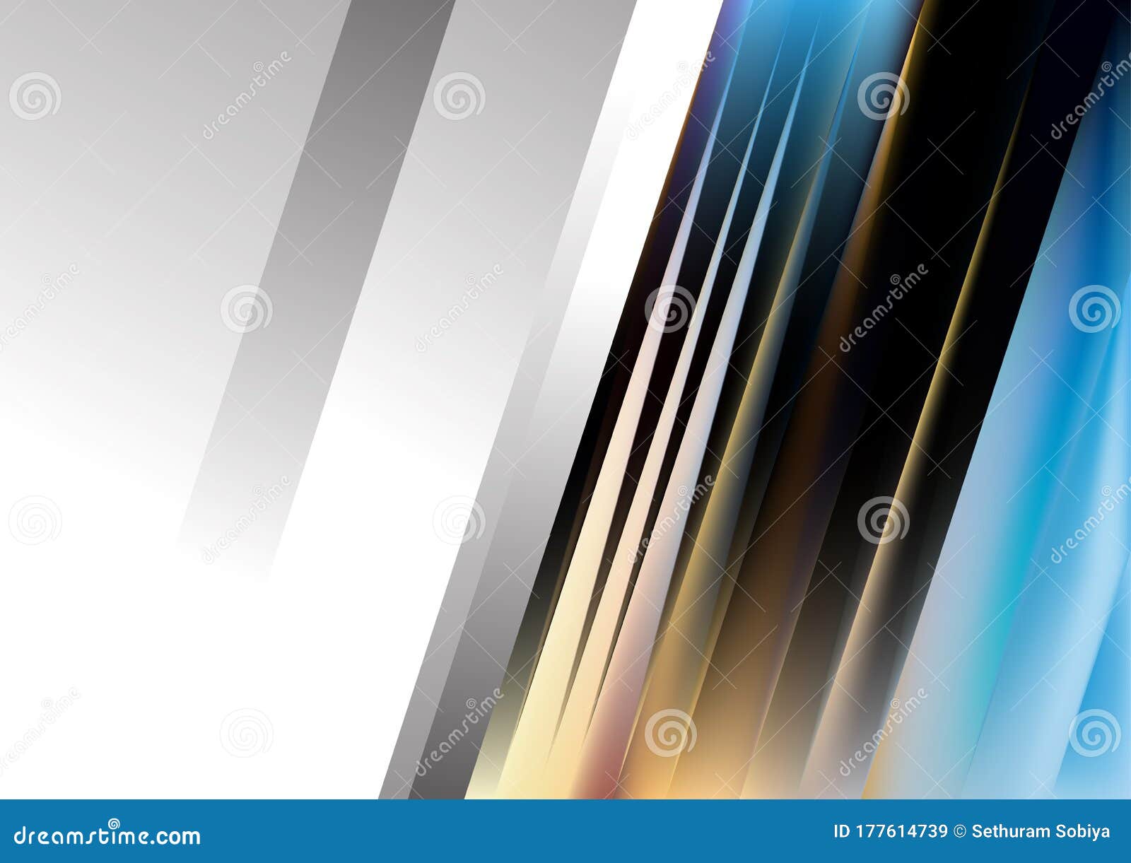 Blue Yellow Modern Background Vector Illustration Design Stock Vector ...