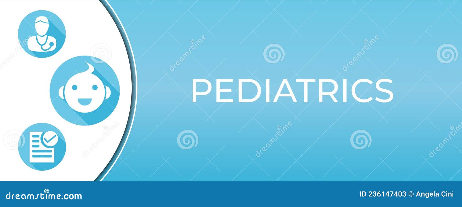 Blue and Yellow Pediatrics Background Illustration Stock Vector ...