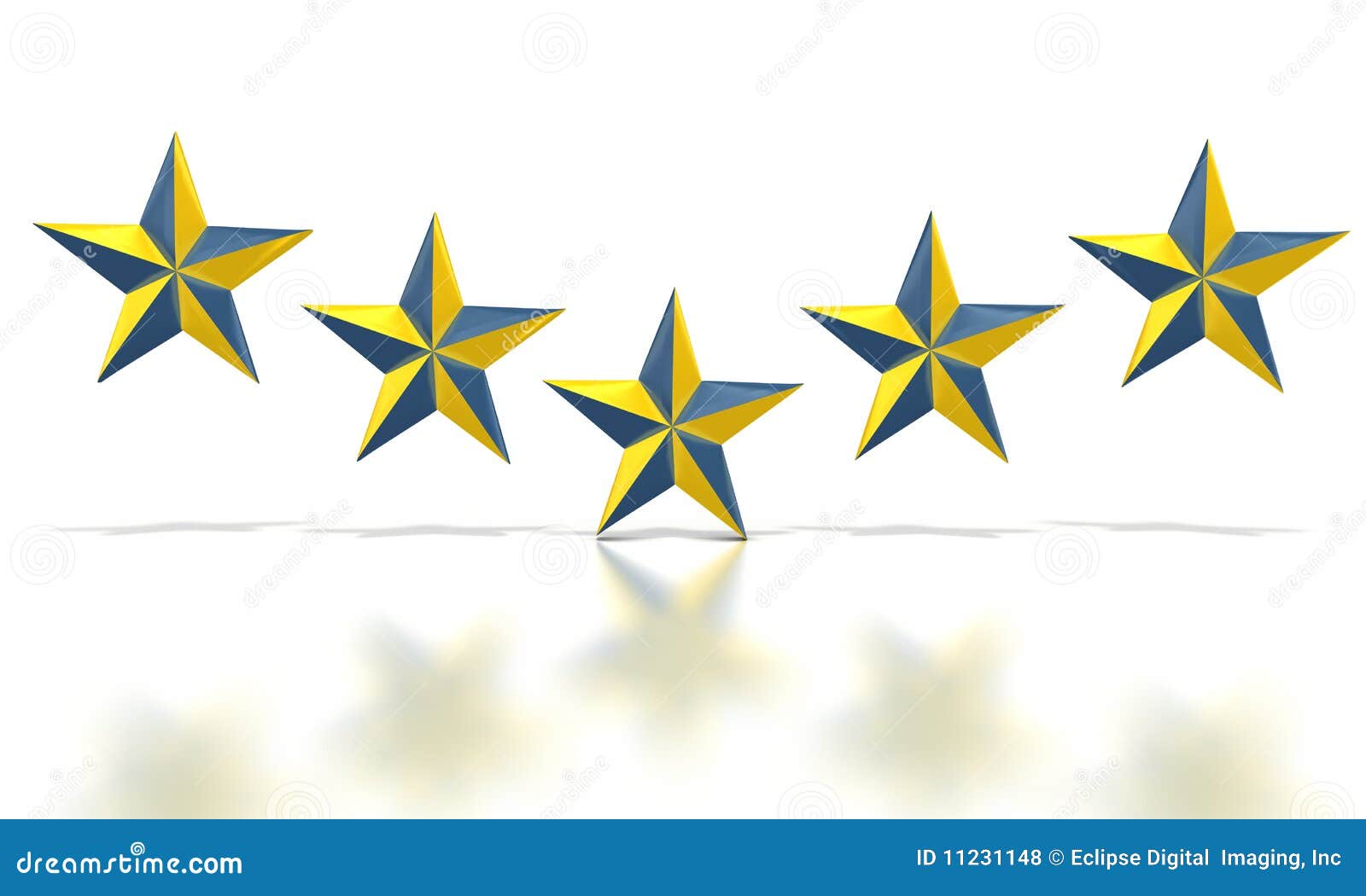 Blue Yellow Stars Royalty Free Stock Photos - Image: 11231148