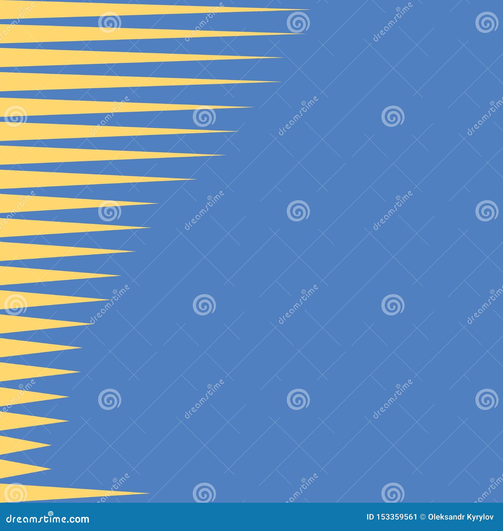 Blue and Yellow Triangle Geometric Pattern Abstract Background Vector ...