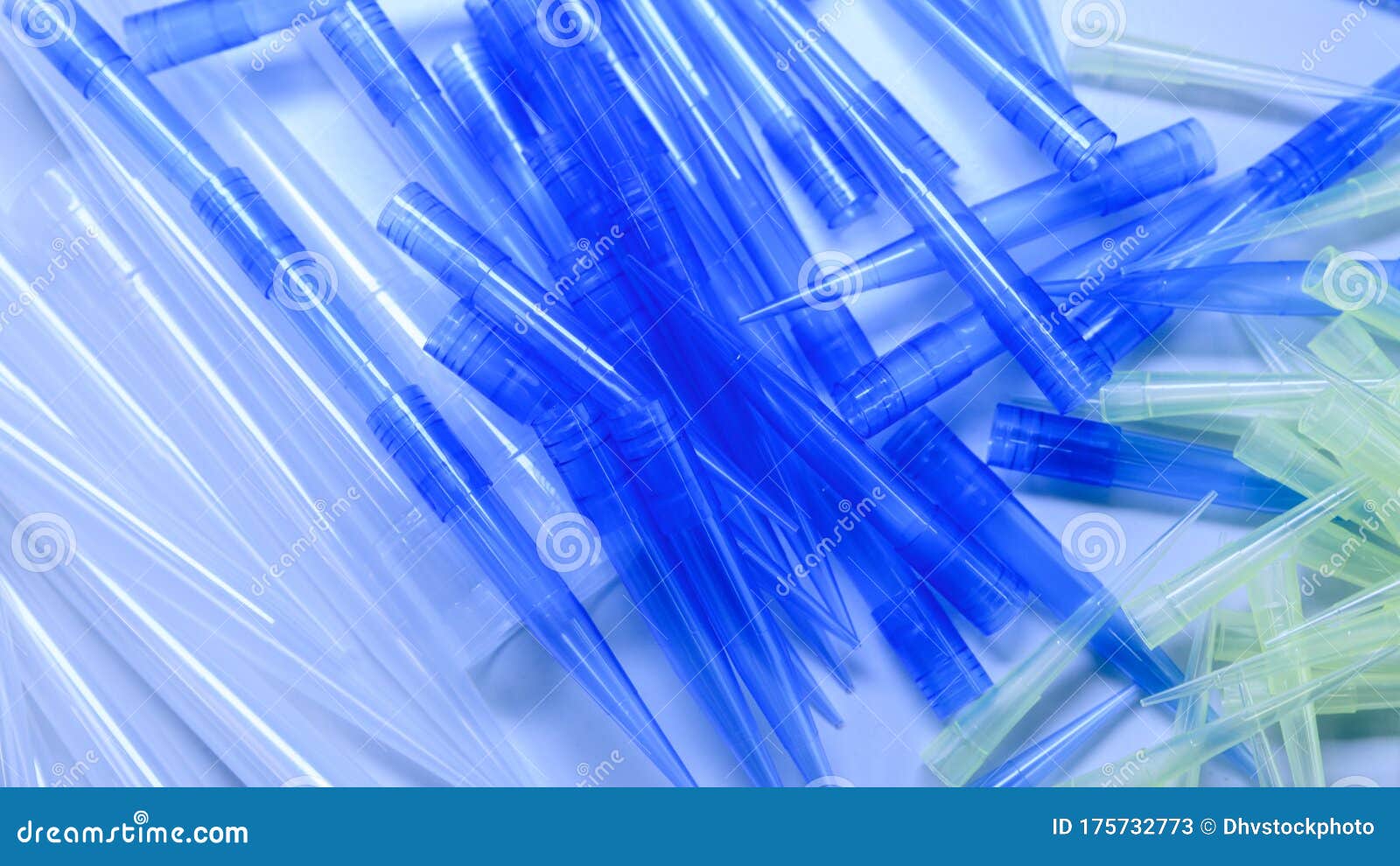 Blue and Yellow Universal Laboratory Pipet Tips. Laboratory and Science ...