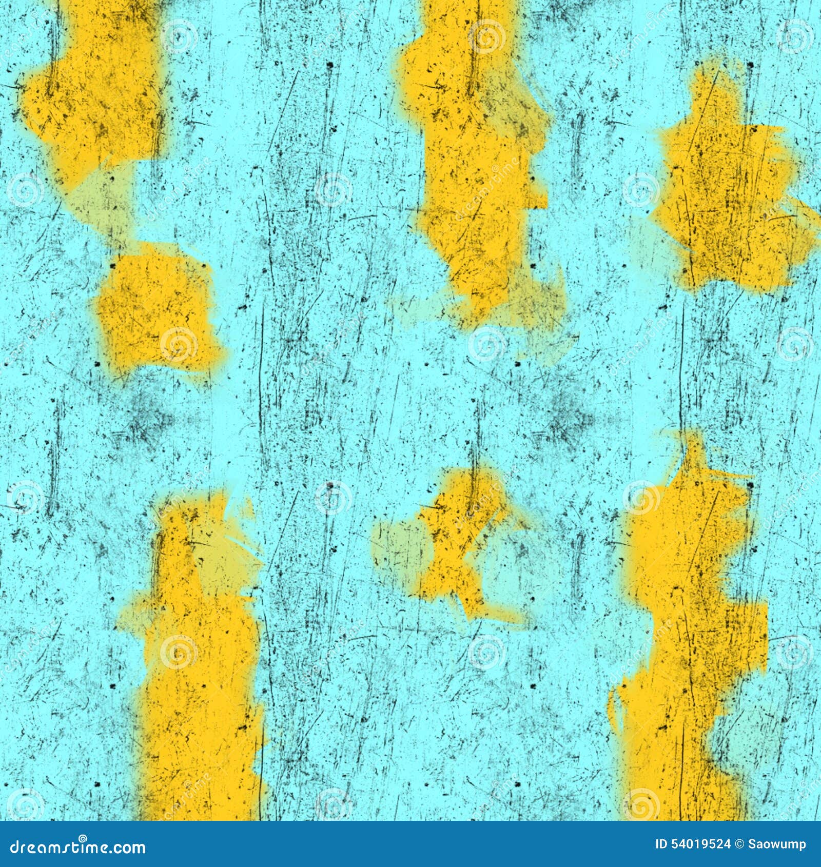 Blue & Yellow Vintage Texture Stock Illustration - Illustration of ...