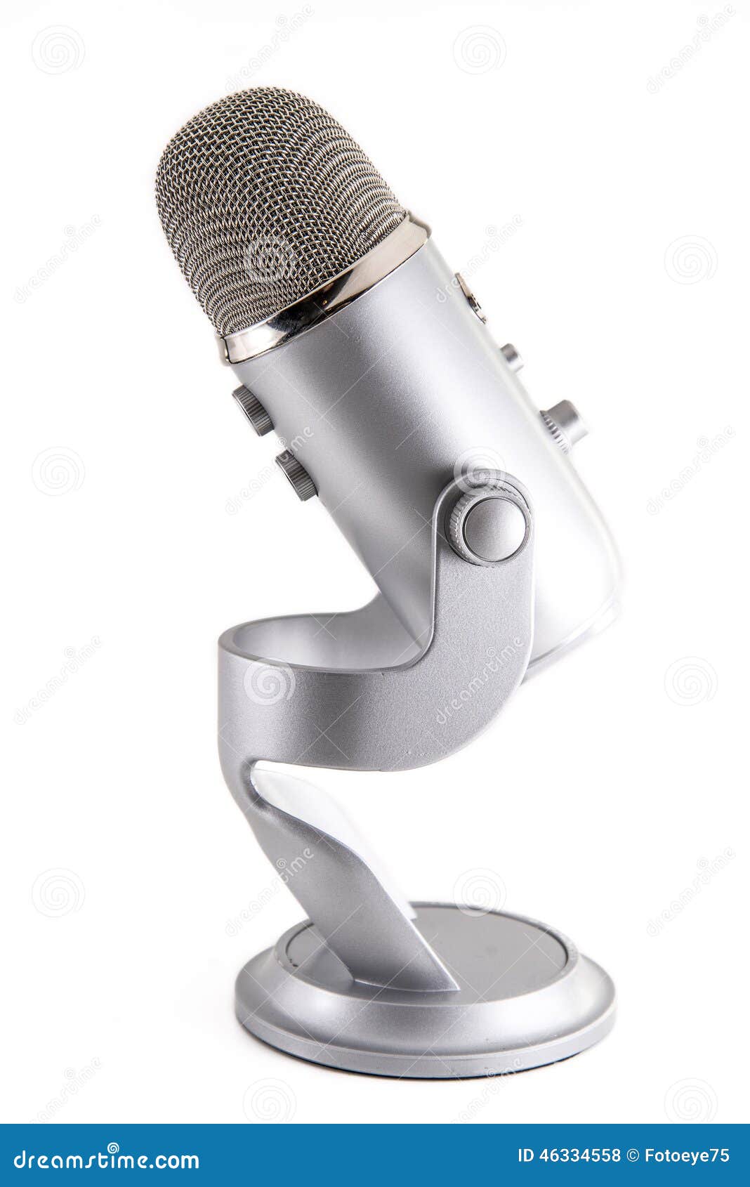 Blue Yeti Podcast Condenser Microphone Stock Photo - Image of ...