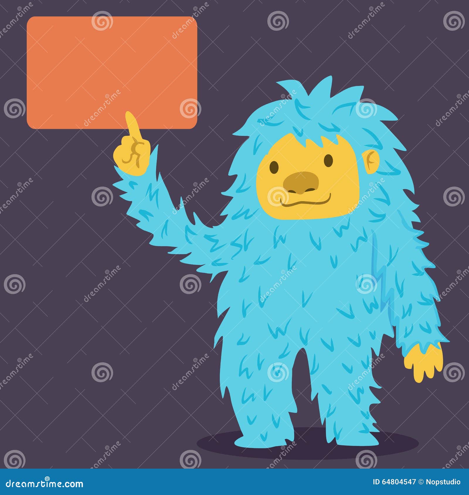 Blue Yeti Illustration | CartoonDealer.com #71733544