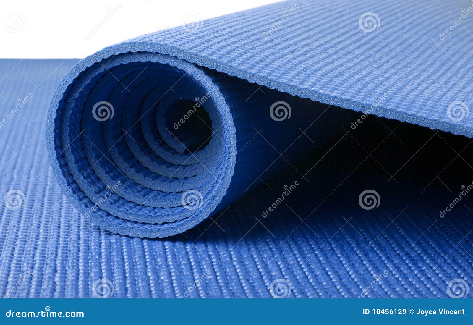Blue Yoga Mat stock image. Image of sports, abstract - 10456129