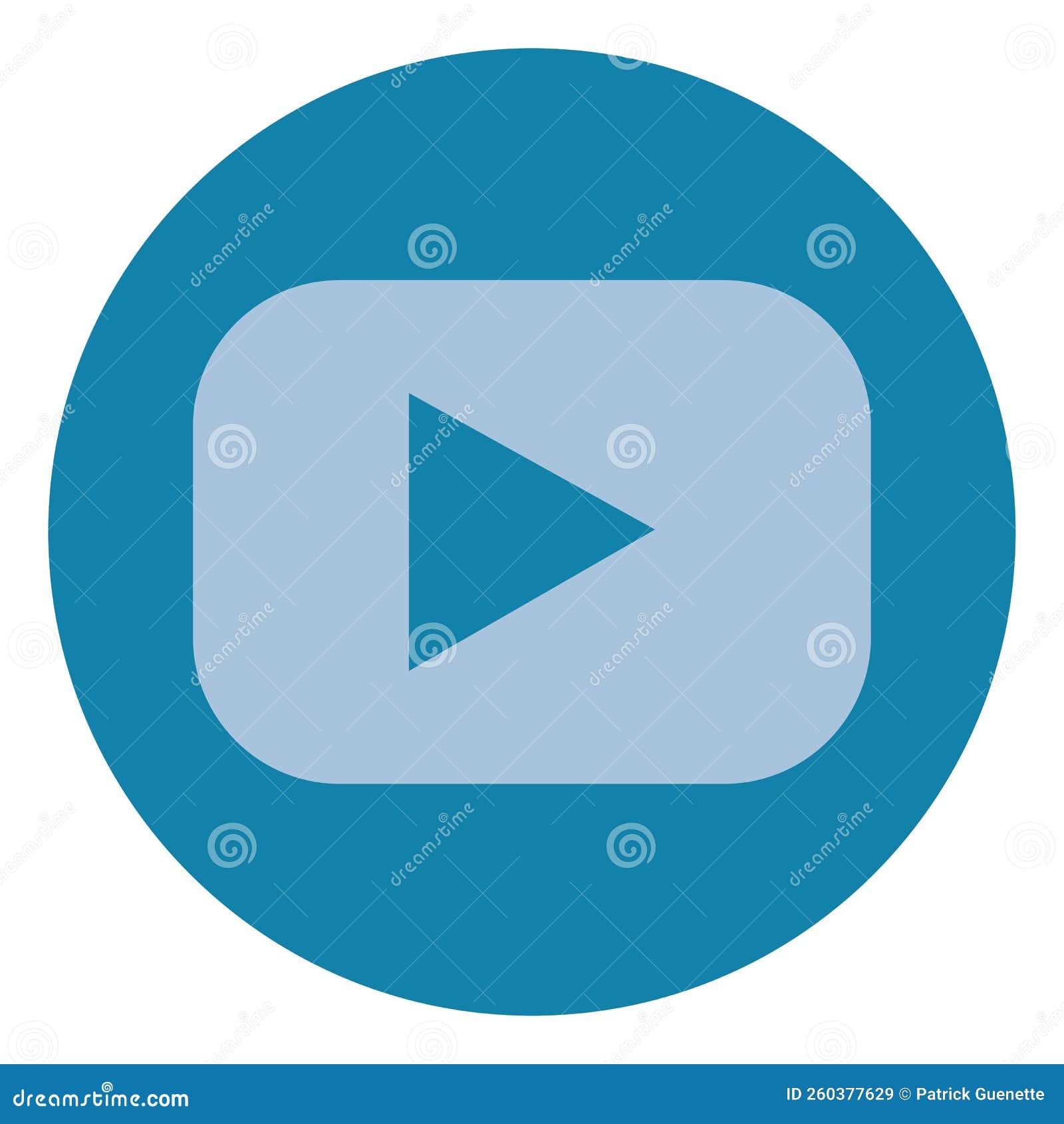 Youtube Sign Abstract Glass Bubble Iconic Background For Social Banner ...