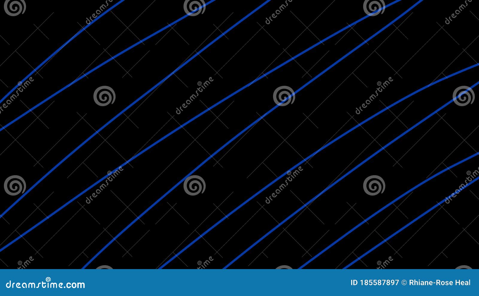 Blue Zigzag Lines Over Blue Background Stock Illustration ...
