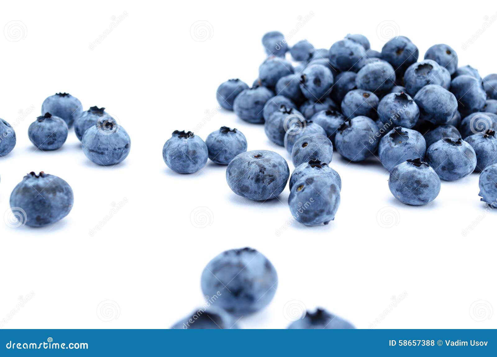 Blueberries. Berries Isolated. Stock Photo - Image of dessert, heap ...