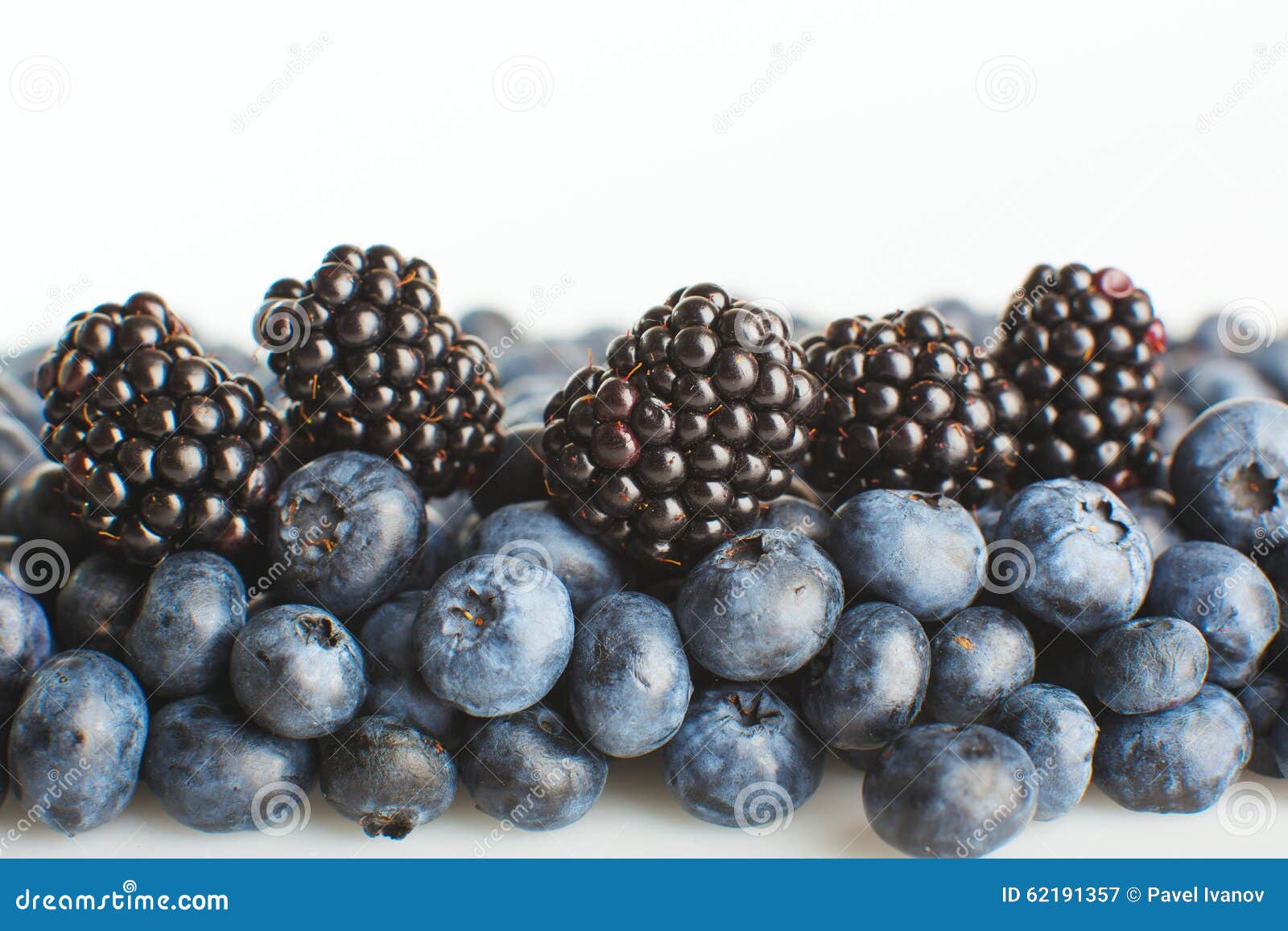 Blueberries and Blackberries Stock Image - Image of currant, healthy ...