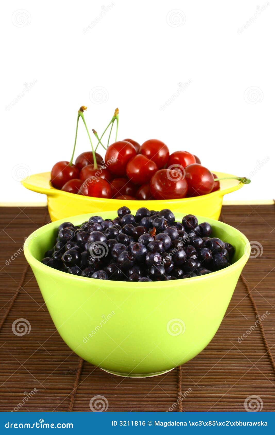 Blueberries And Cherry Picture. Image: 3211816