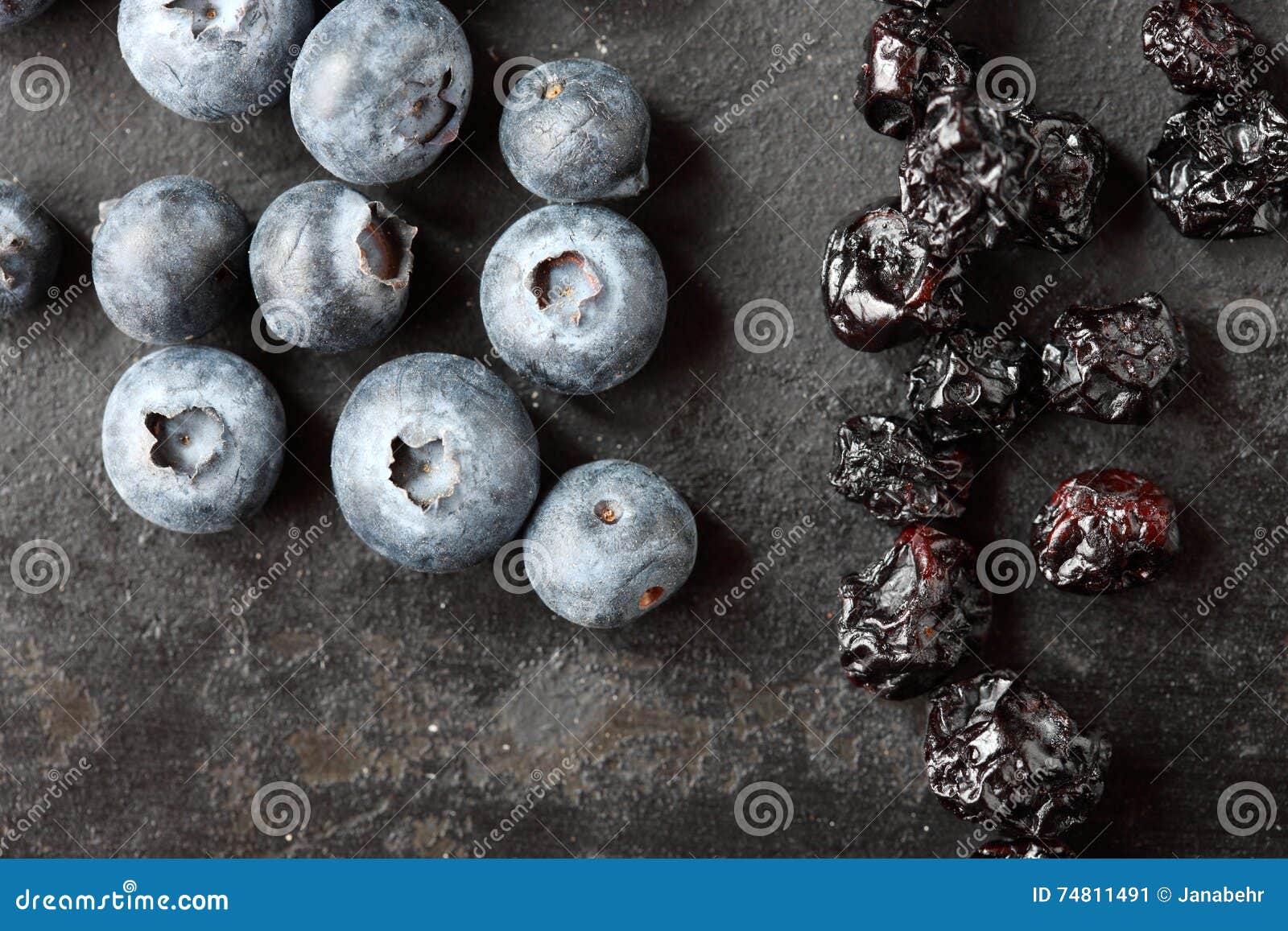 Blueberries stock image. Image of bilberry, dried, food - 74811491