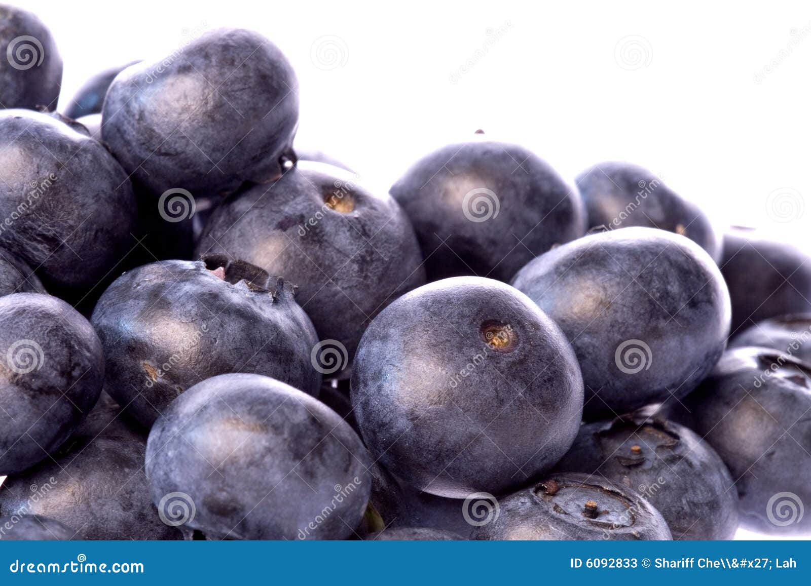 Blueberries Isolated stock image. Image of snack, juicy - 6092833