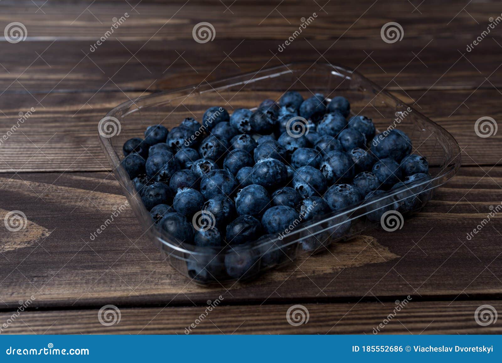 Blueberries in Packaging from the Store Stock Photo - Image of bilberry ...