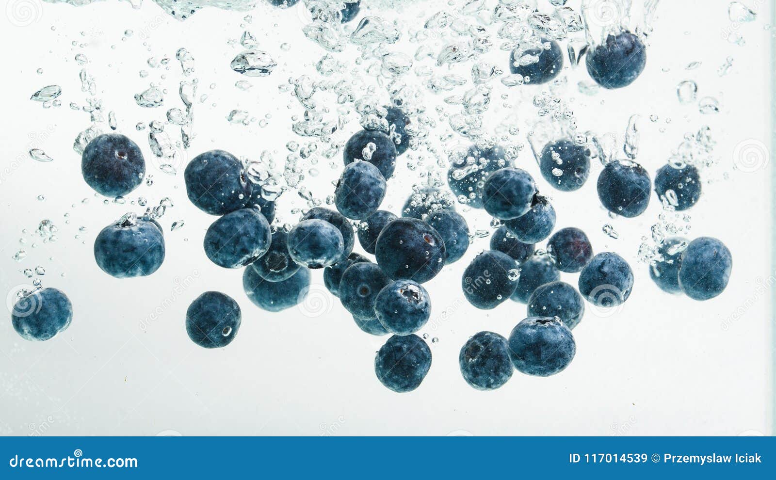 Blueberries Falling into Water. Stock Image - Image of blue, summer ...
