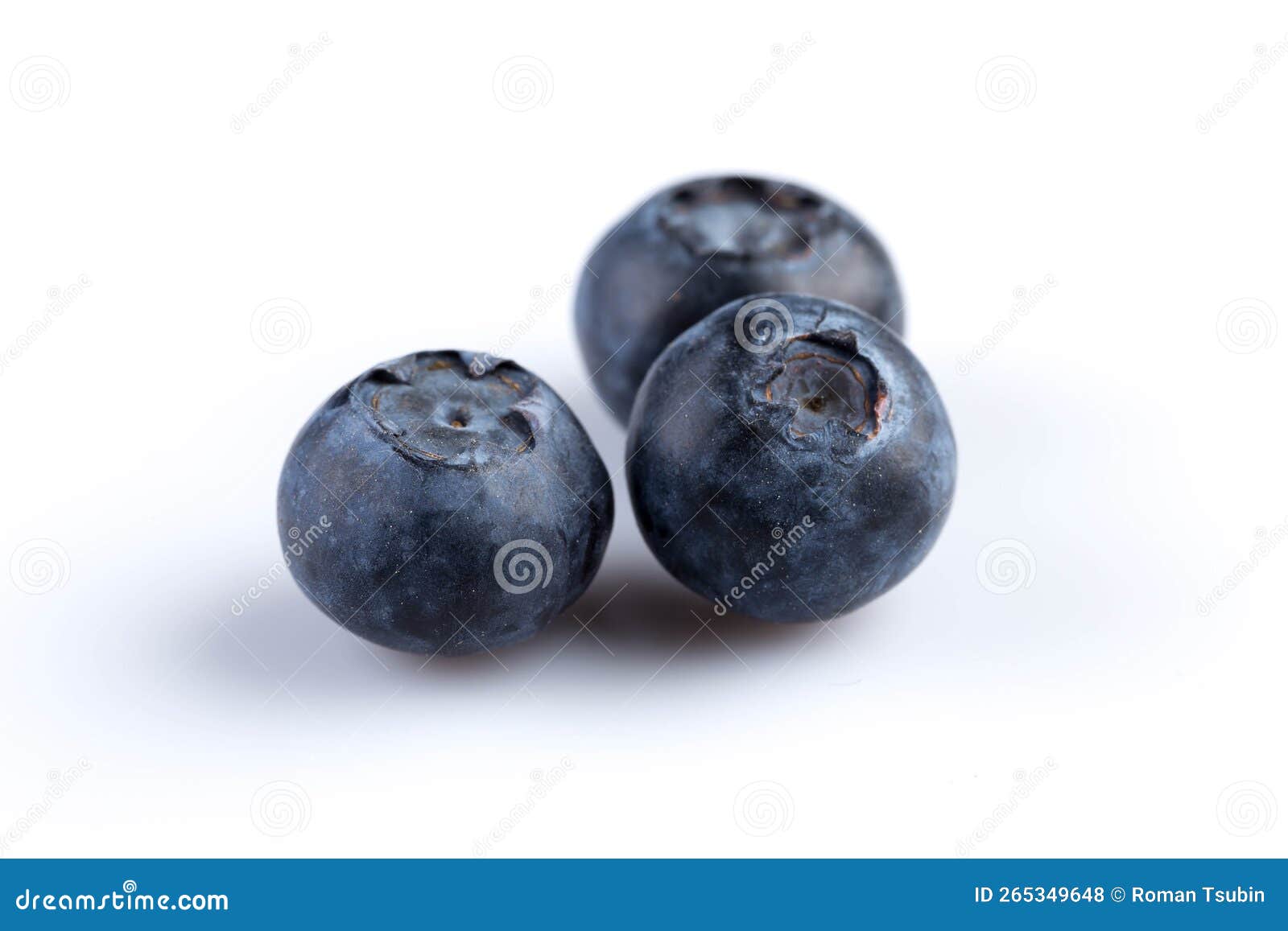 Blueberries on White Background Stock Photo - Image of snack, nature ...