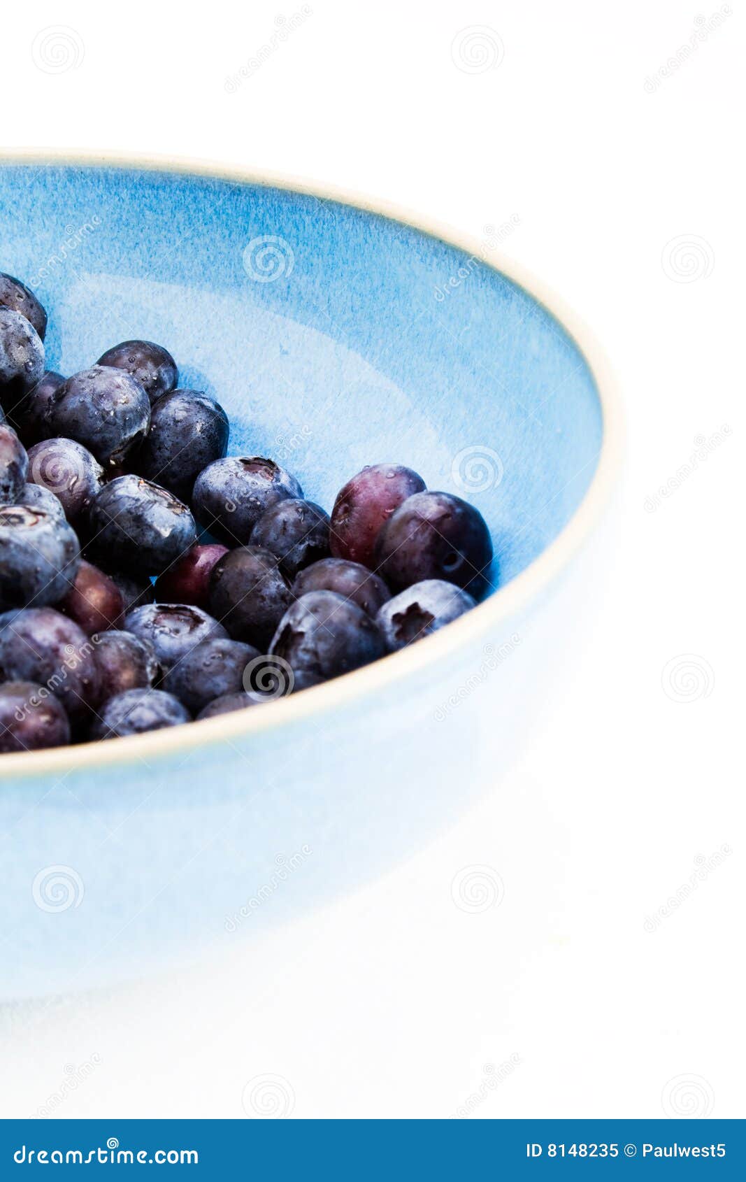 Blueberry bowl stock image. Image of blue, tasty, food - 8148235