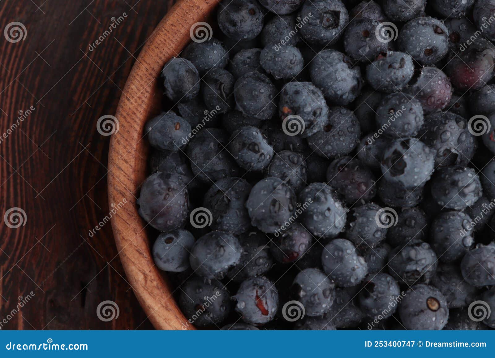 Blueberry in a bowl stock image. Image of flower, strawberry - 253400747